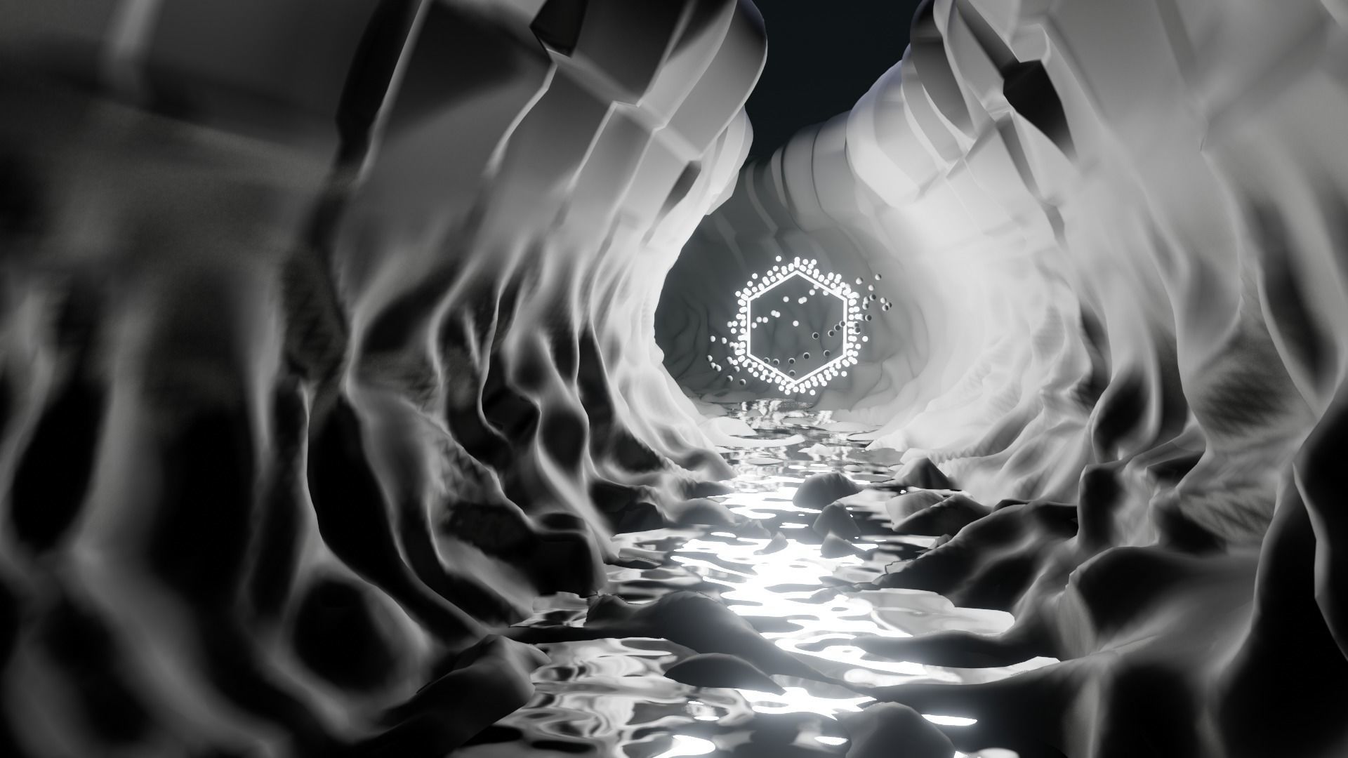 ANCIENT ANIMATED CAVE 3D model animated | CGTrader