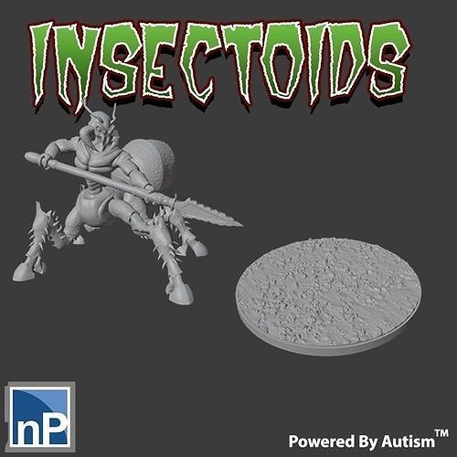 Insectoid Warrior free 3D model 3D printable | CGTrader