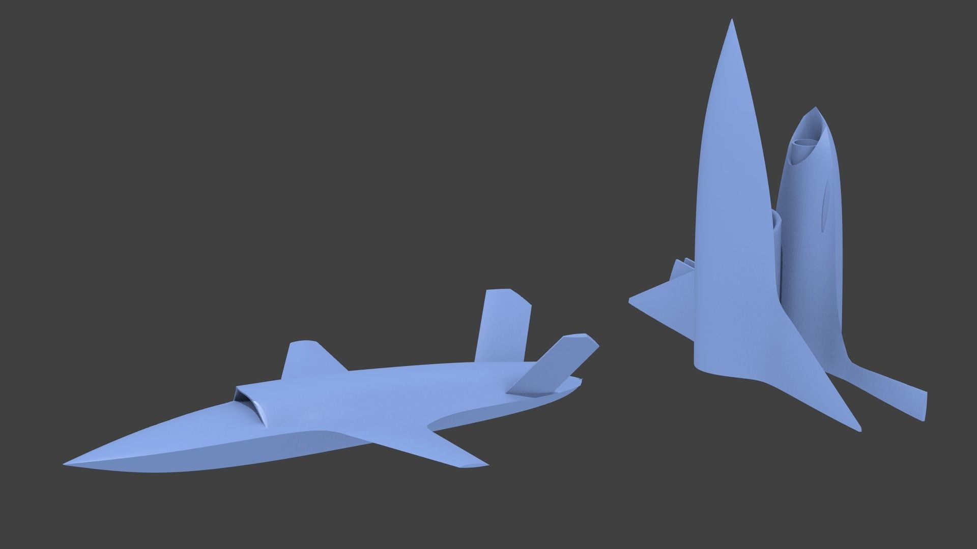XQ-58a 3D model 3D printable | CGTrader