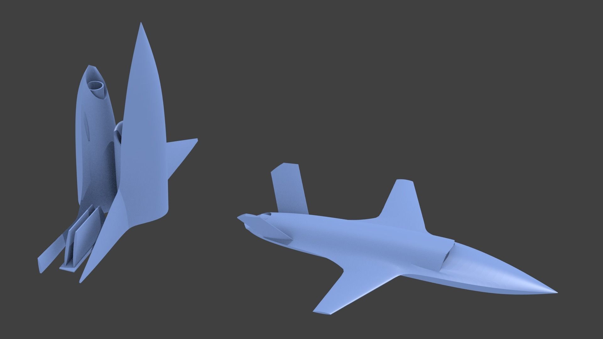 XQ-58a 3D model 3D printable | CGTrader