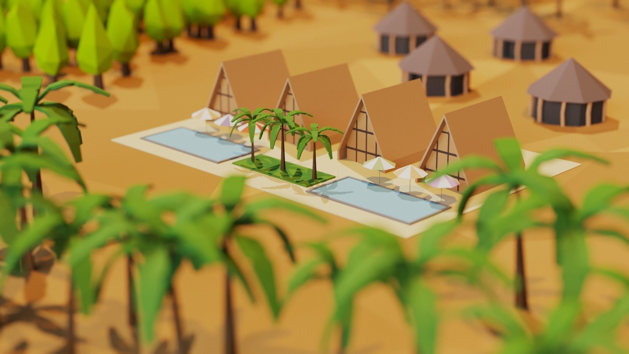 3D model Earth Map Low Poly 3d Model VR / AR / low-poly | CGTrader