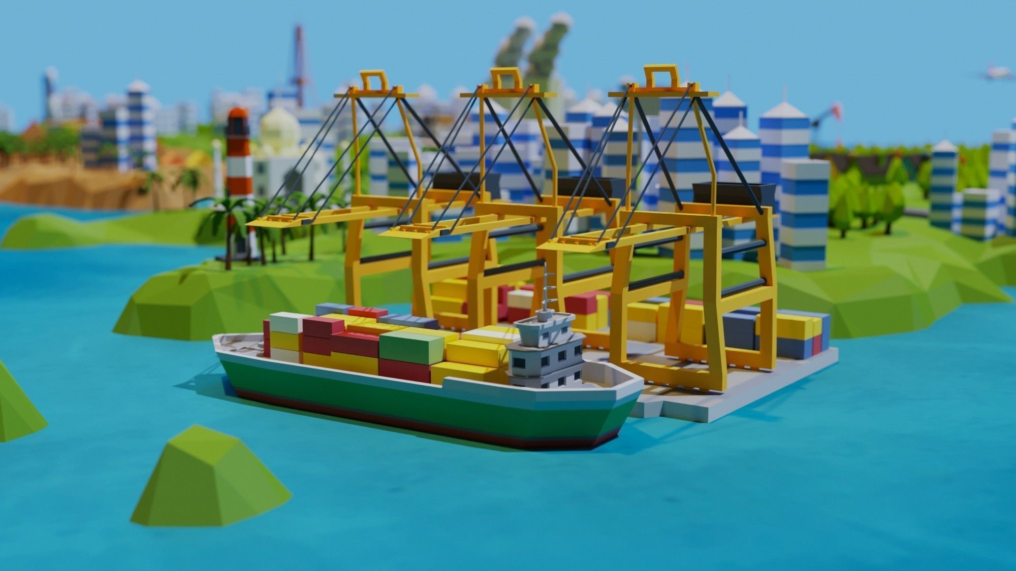 3D model Earth Map Low Poly 3d Model VR / AR / low-poly | CGTrader