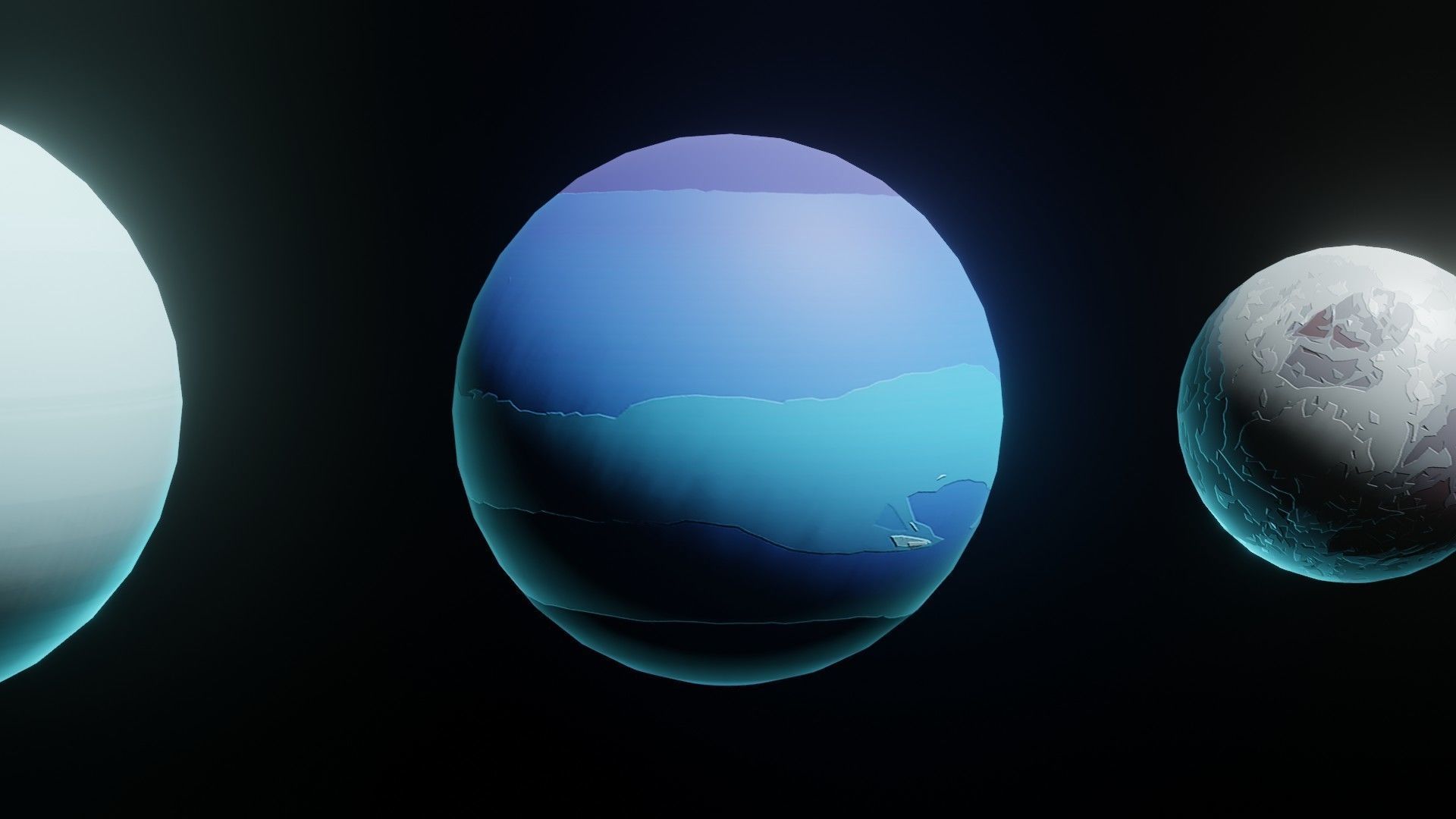 3D model Stylized Solar System 3D Model 4k Textures VR / AR / low-poly ...