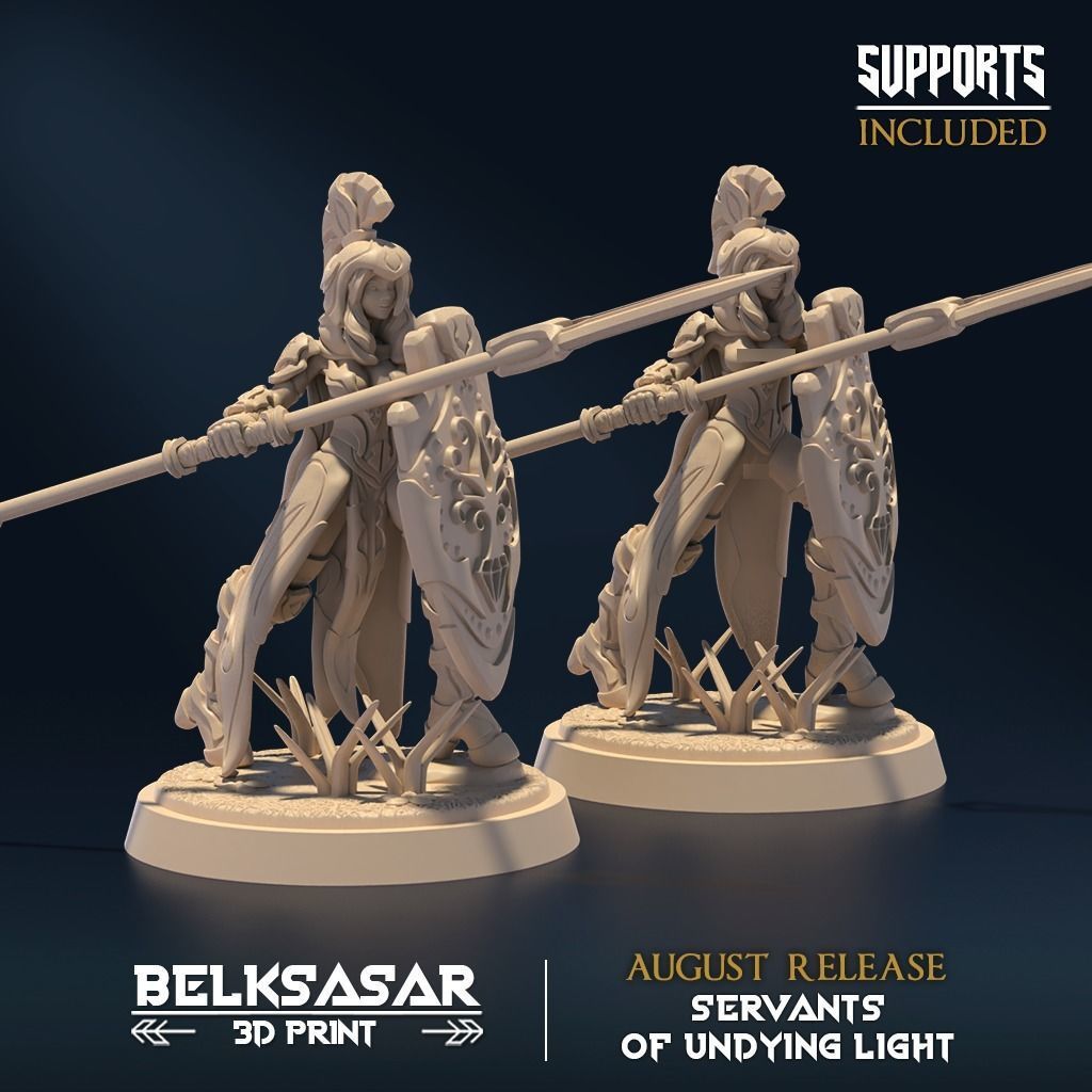 Undying Light Spearblade B Nude and Normal 3D model 3D printable | CGTrader