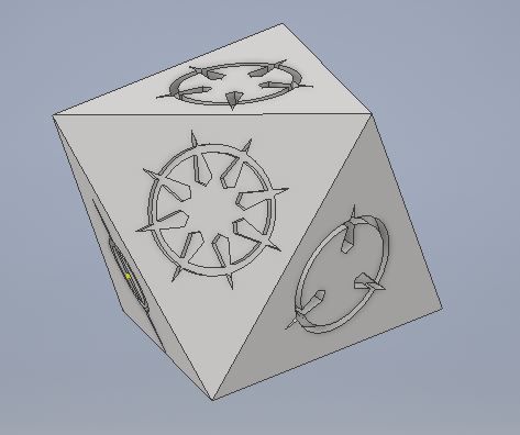 Magic Circle Dice Set 3D model 3D printable | CGTrader