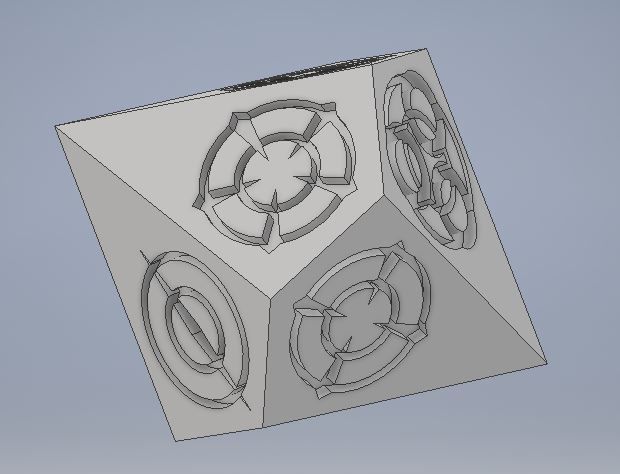 Magic Circle Dice Set 3D model 3D printable | CGTrader