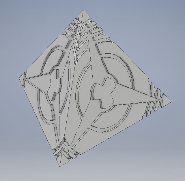 Magic Circle Dice Set 3D model 3D printable | CGTrader