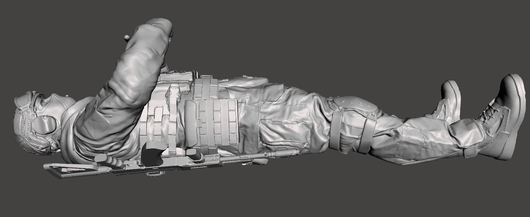 soldier 3d model for 3d printing in 3 poses 3D model 3D printable ...