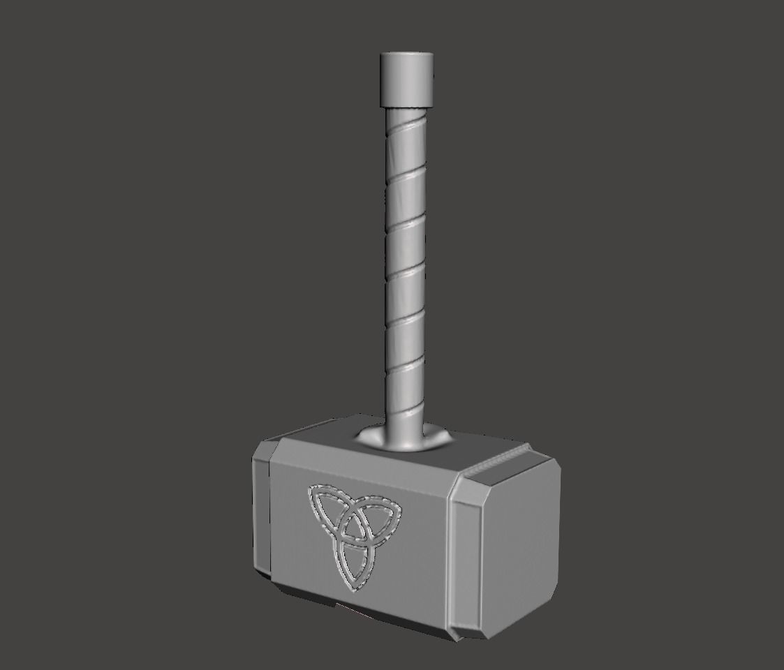 hammer of thor 3d model for 3d printing 3D model 3D printable | CGTrader