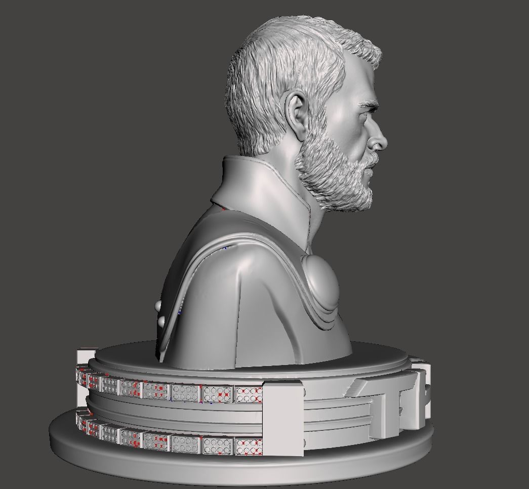 thor 3d bust model 3D model 3D printable | CGTrader