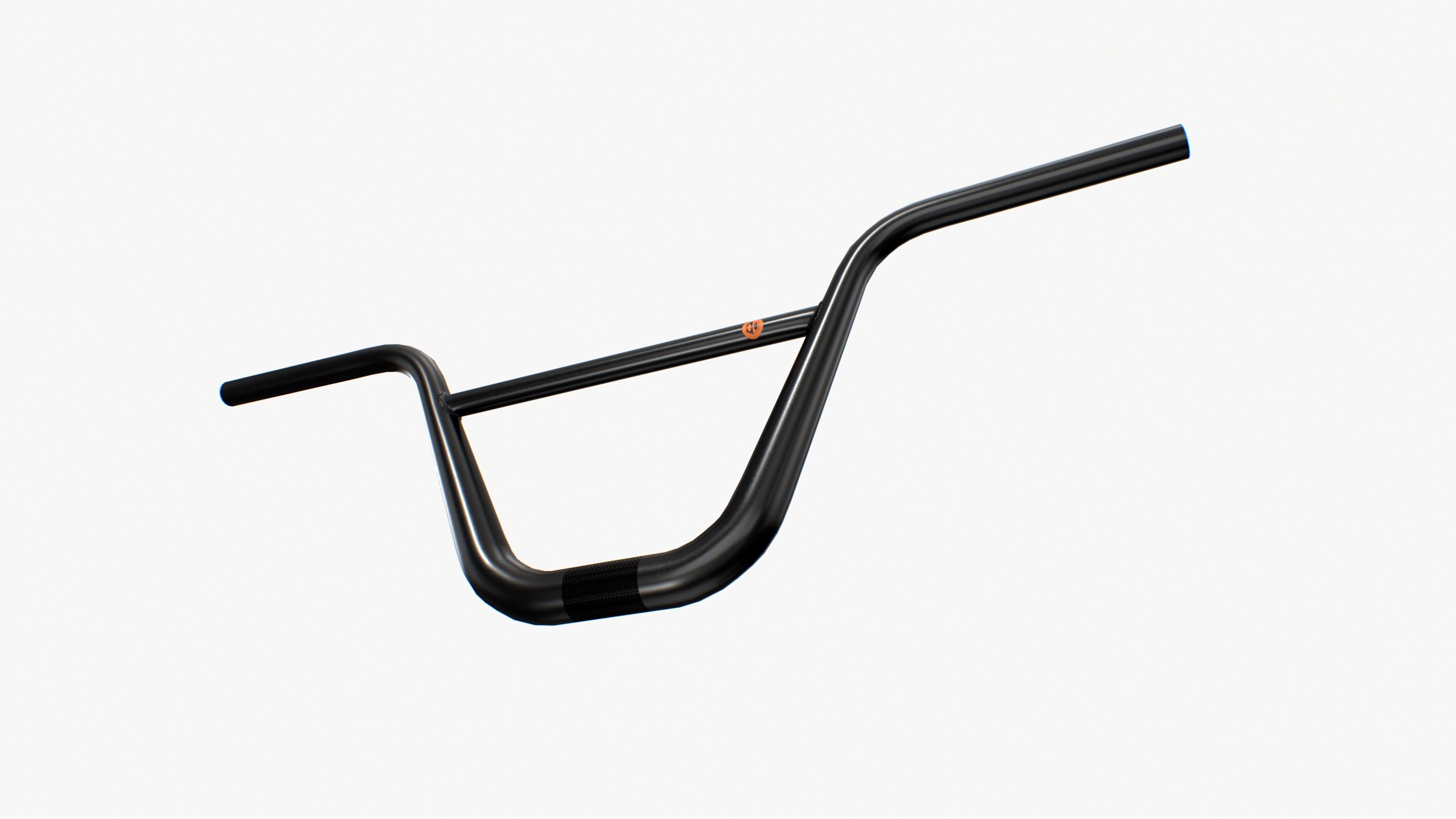 3D model BMX handlebar in black VR / AR / low-poly | CGTrader