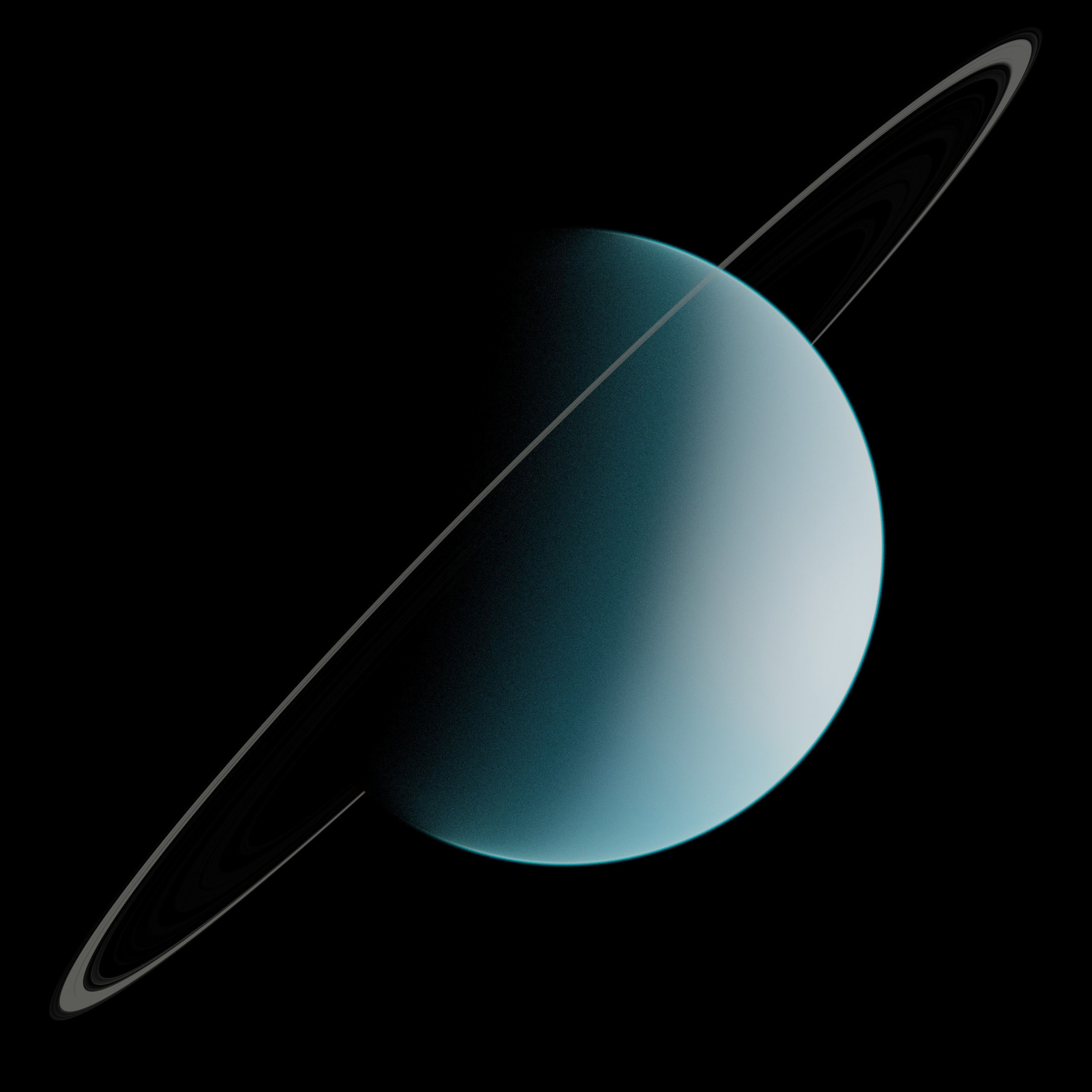 Planet Ouranos - Uranus 8K 3D model | CGTrader
