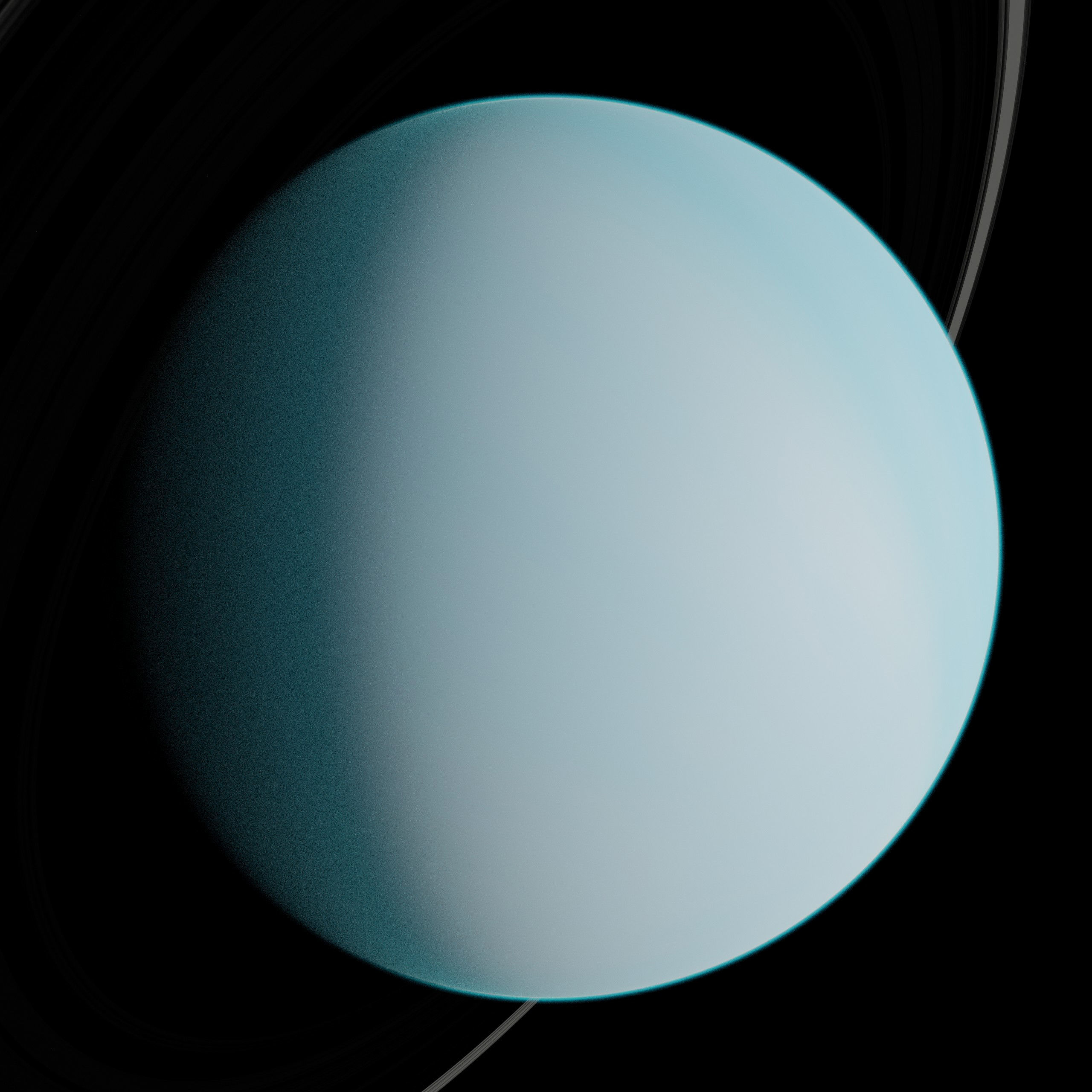 Planet Ouranos - Uranus 8K 3D model | CGTrader