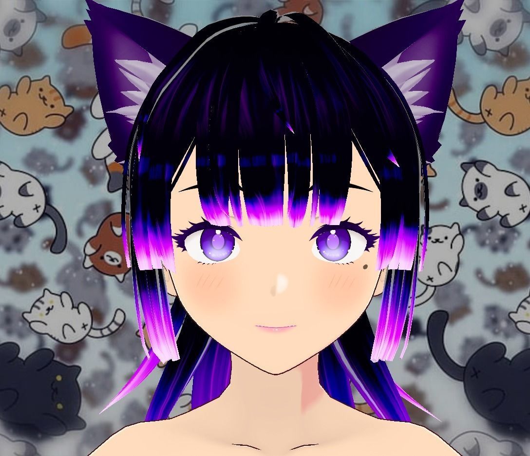 Vilet Vtuber 3D for Streaming 3D model animated rigged | CGTrader