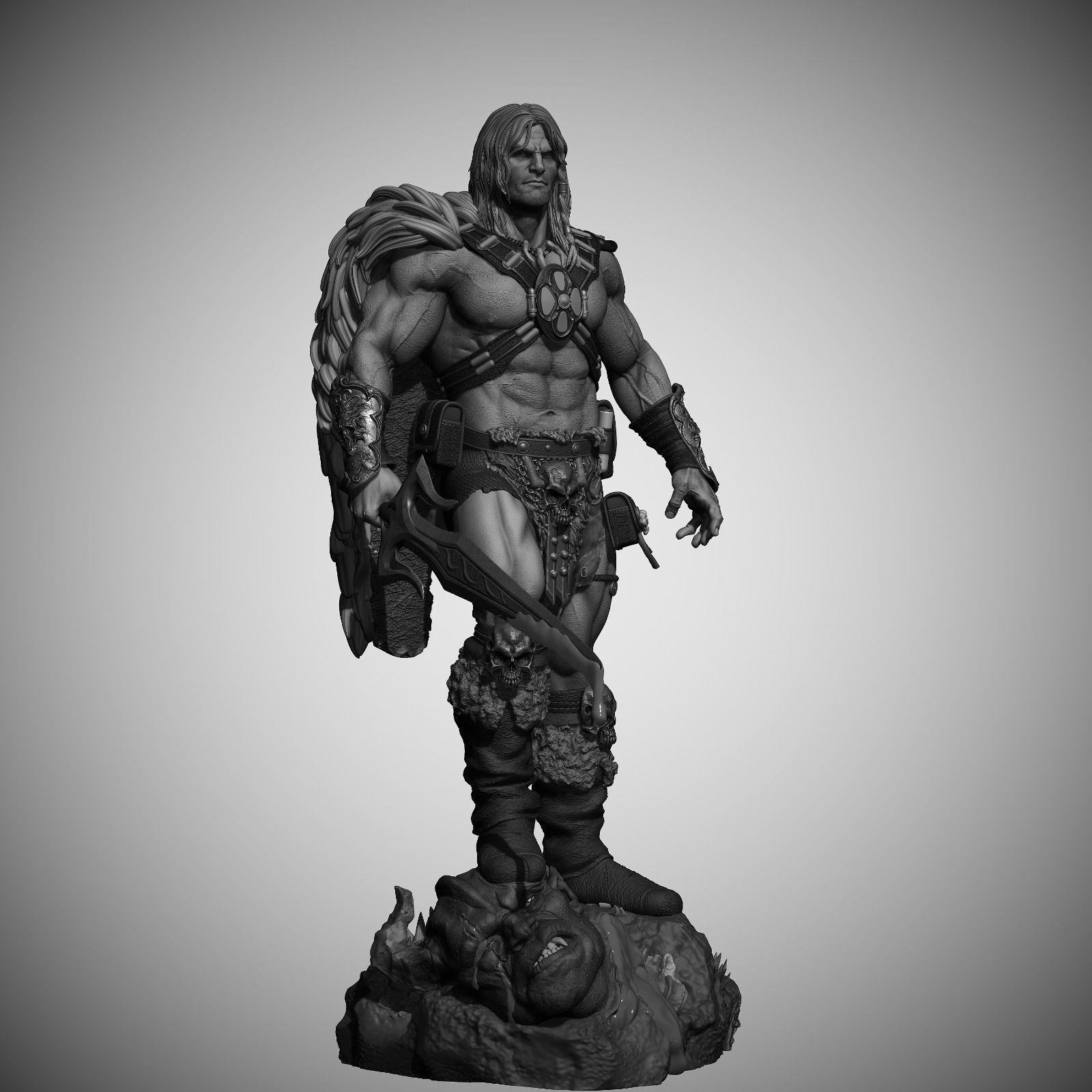 He-Man 3D Print 3D model 3D printable | CGTrader