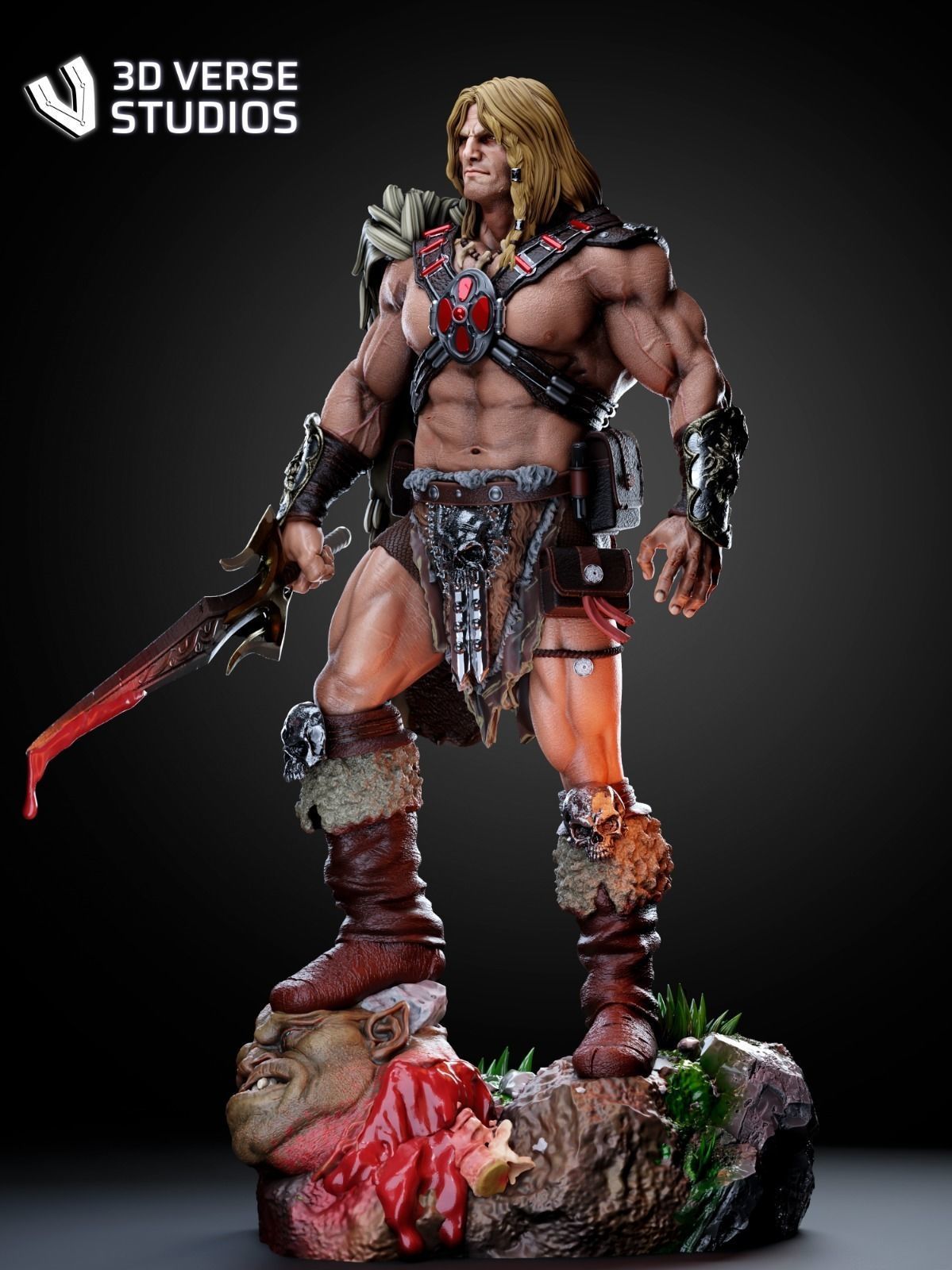 He-Man 3D Print 3D model 3D printable | CGTrader