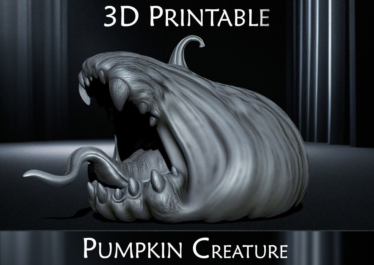 3D PRINTABLE SCREAMING PUMPKIN CREATURE 3D model 3D printable | CGTrader