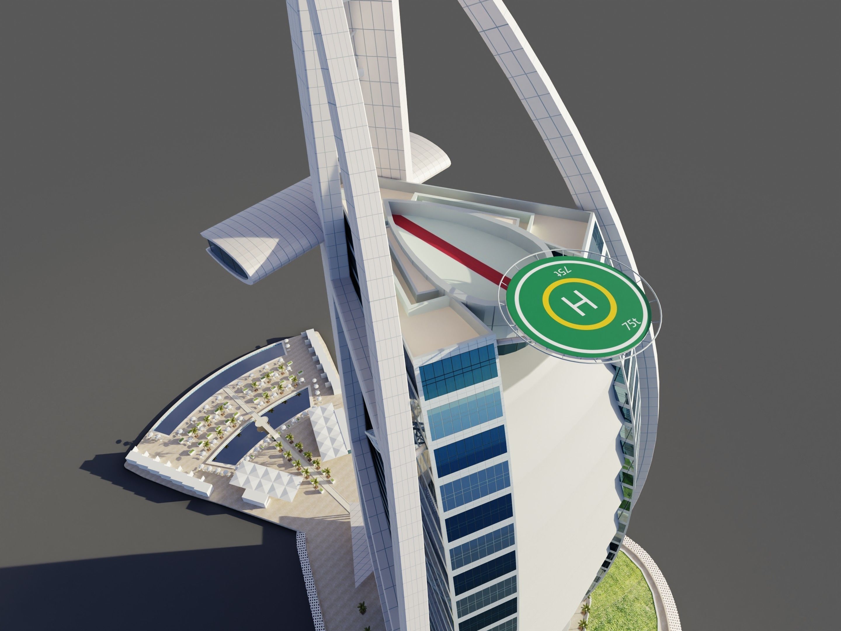 Burj al arab - Dubai 3D model | CGTrader
