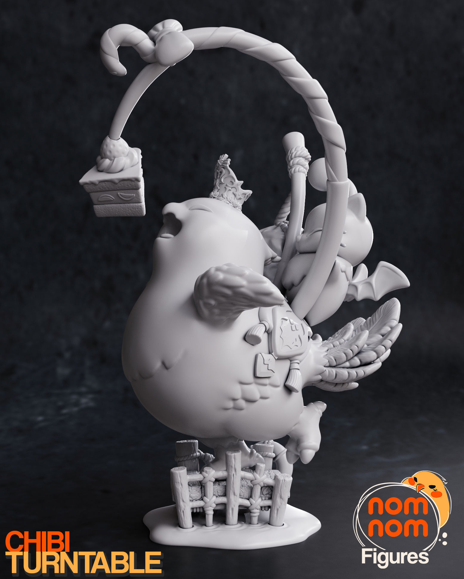 Chibi Chocobo - Final Fantasy VII 3D model 3D printable | CGTrader