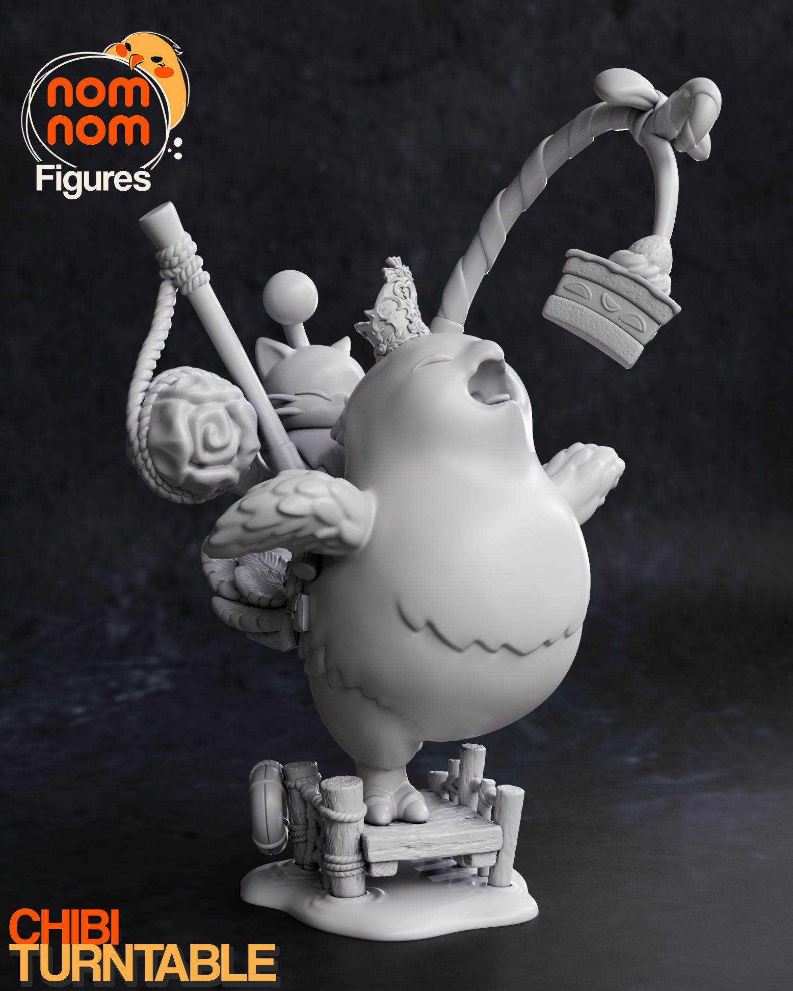 Chibi Chocobo - Final Fantasy VII 3D model 3D printable | CGTrader