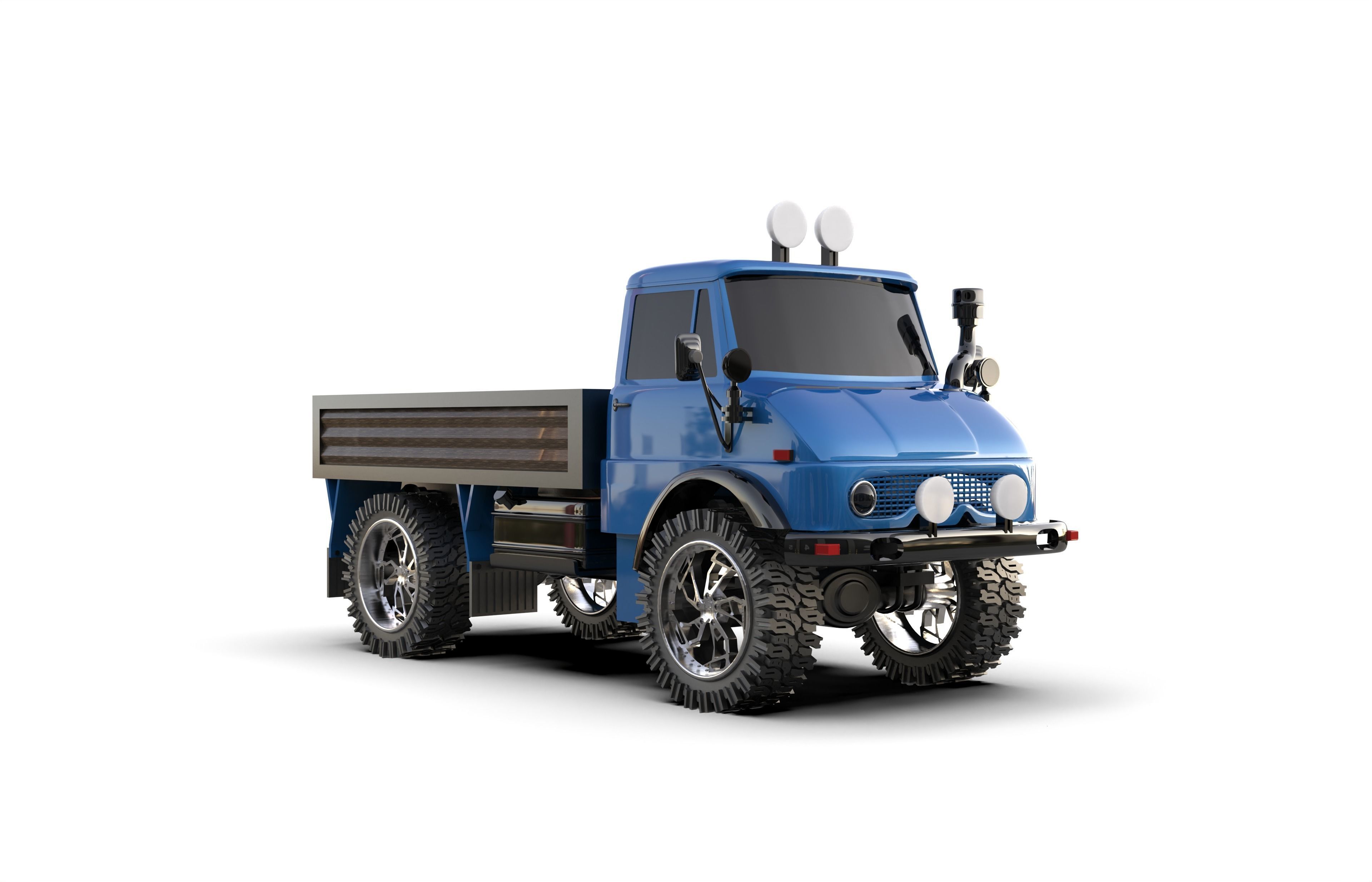 MERCEDS BENZ UNIMOG 416 -1979 TRUCK 3D model 3D printable | CGTrader