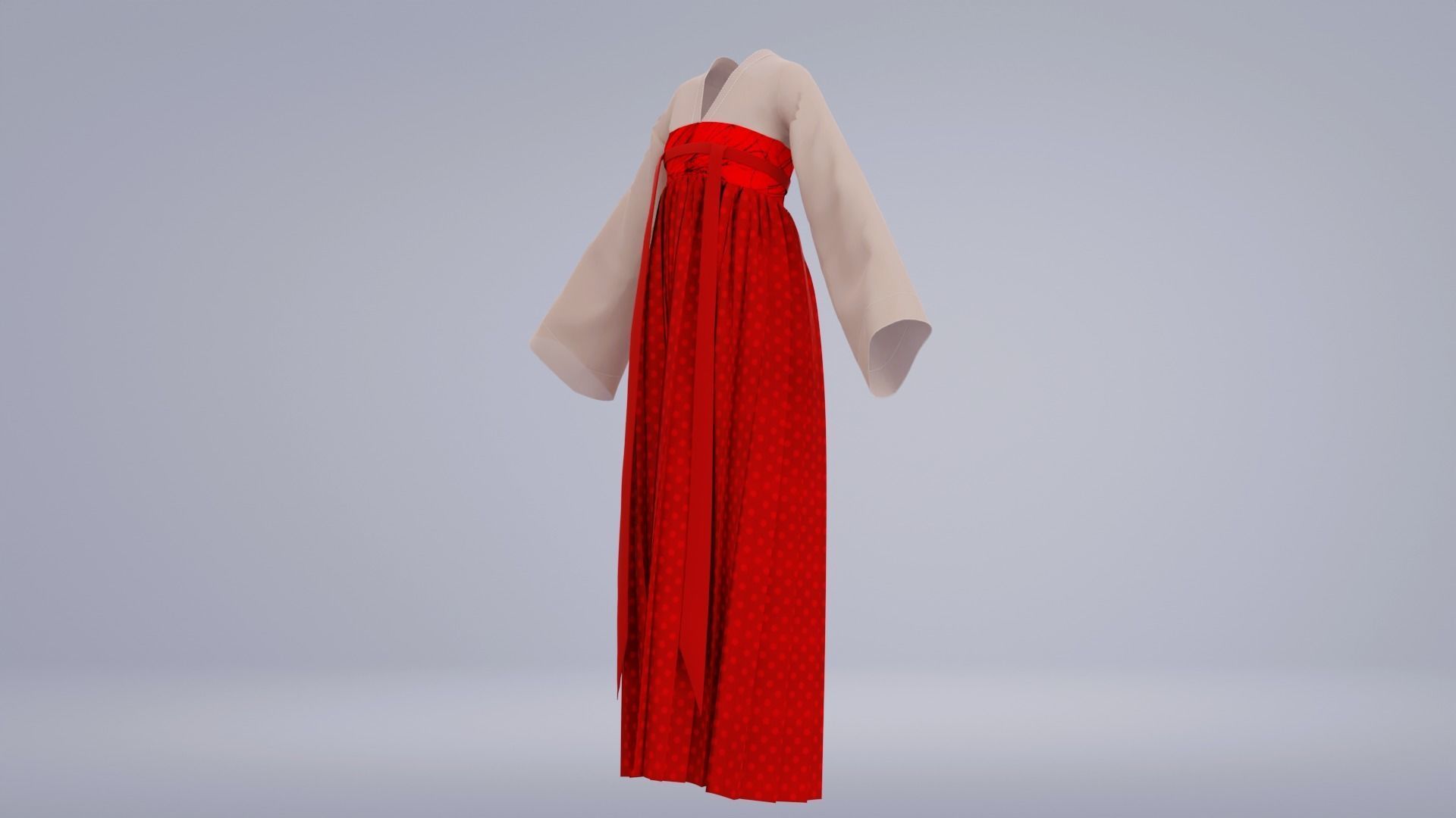 3D model Hanfu Hanbok clothes 3D model VR / AR / low-poly | CGTrader