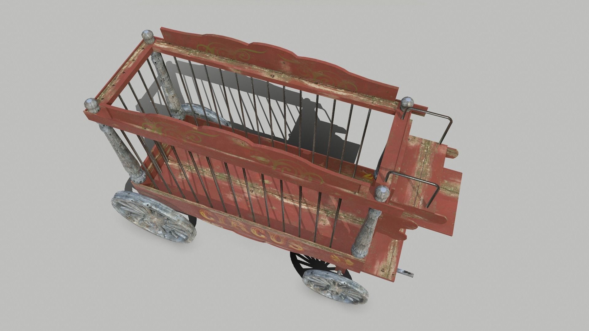 Circus Wagon free VR / AR / low-poly 3D model | CGTrader
