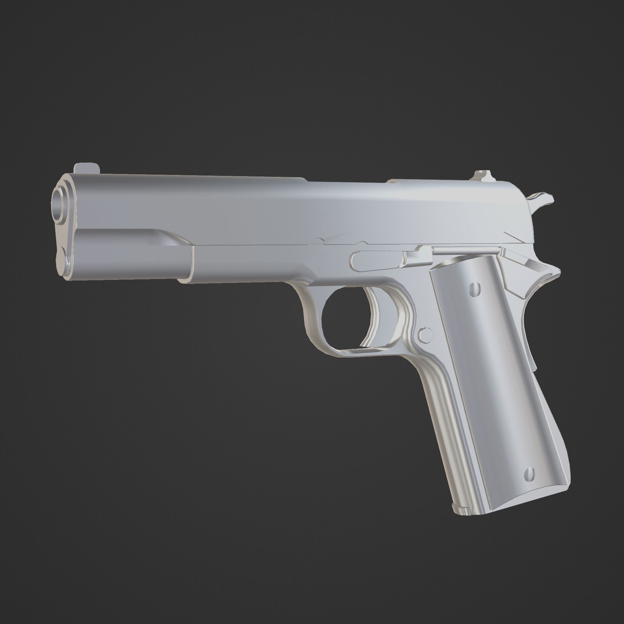 3D model Colt M1911 Pistol Lowpoly VR / AR / low-poly | CGTrader