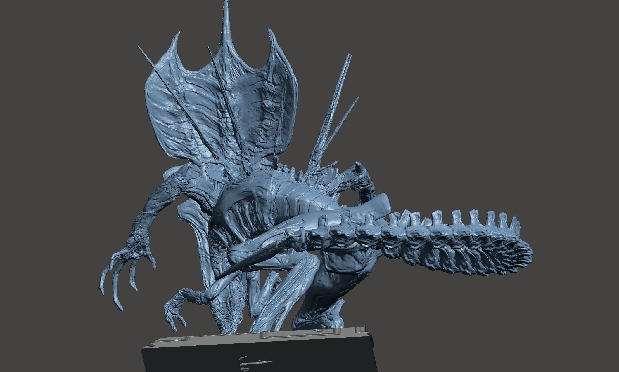 ALIENS ALIEN QUEEN XENOMORPH - ICONIC STOWAWAY EXTREME DETAIL 3D model ...