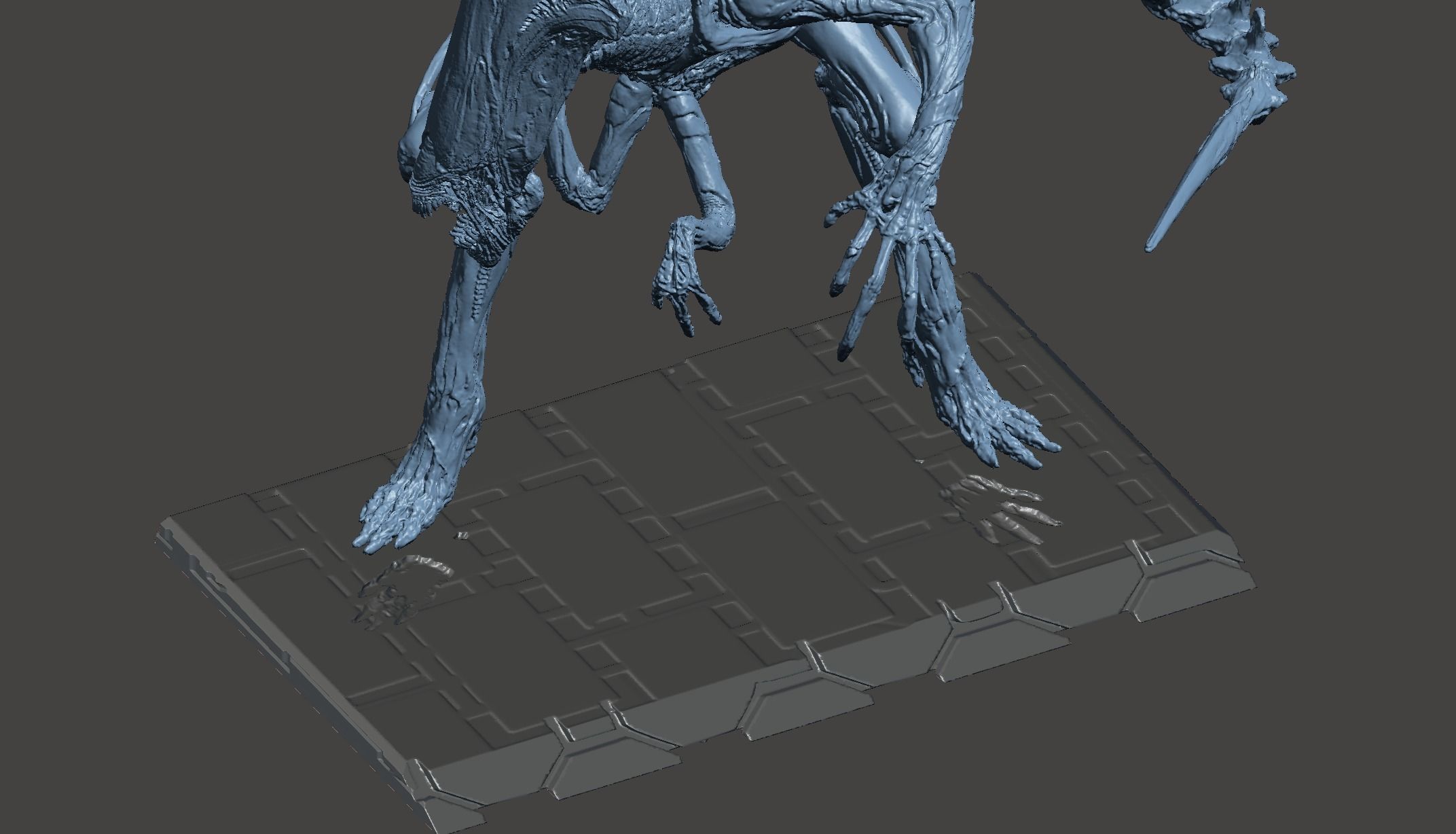 ALIENS ALIEN QUEEN XENOMORPH - ICONIC STOWAWAY EXTREME DETAIL 3D model ...