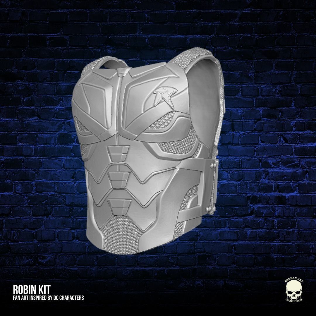 Robin Fan Art Kit 3D printable File For Action Figures 3D model 3D ...