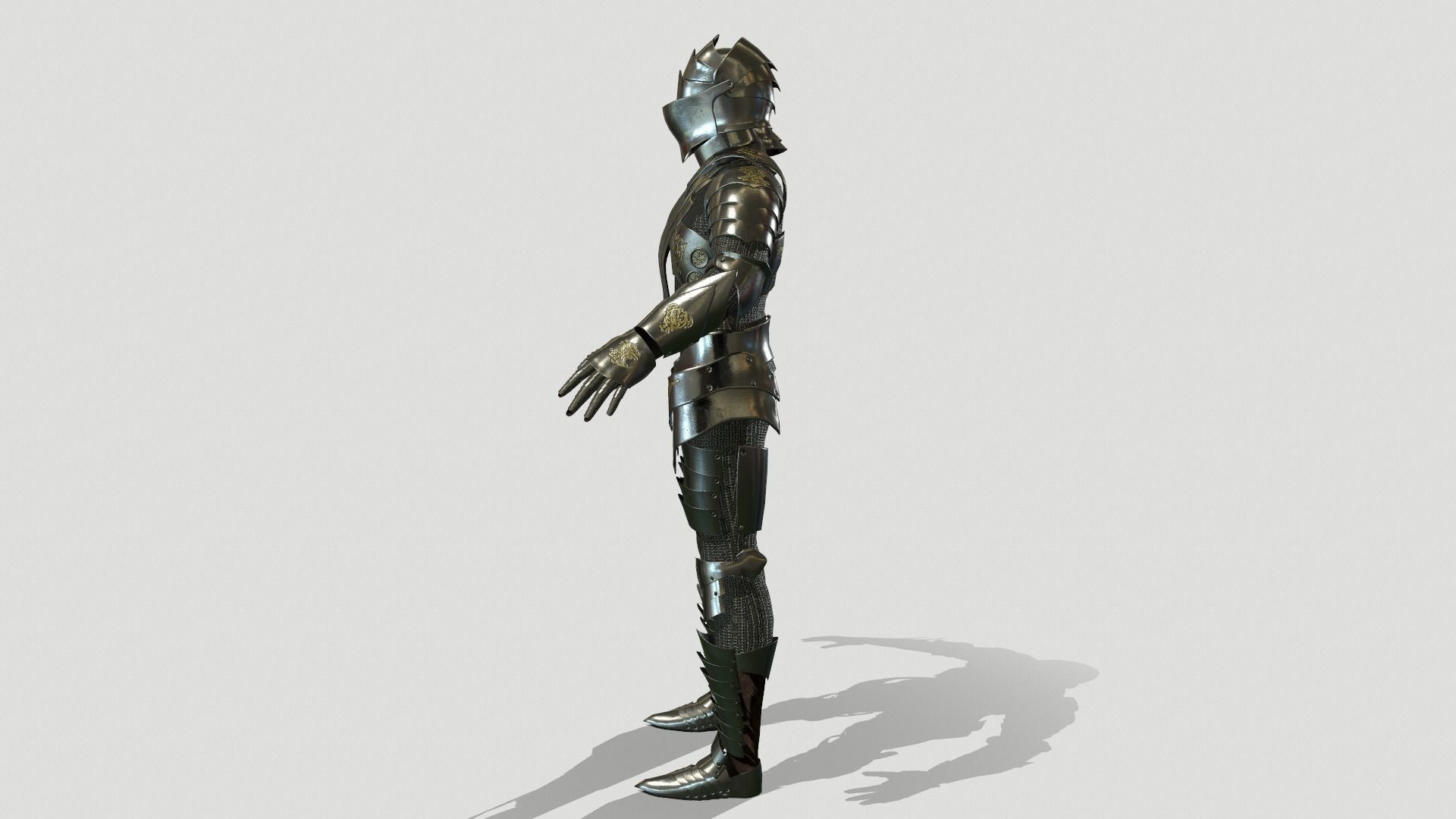 Fantasy Armor free VR / AR / low-poly 3D model | CGTrader