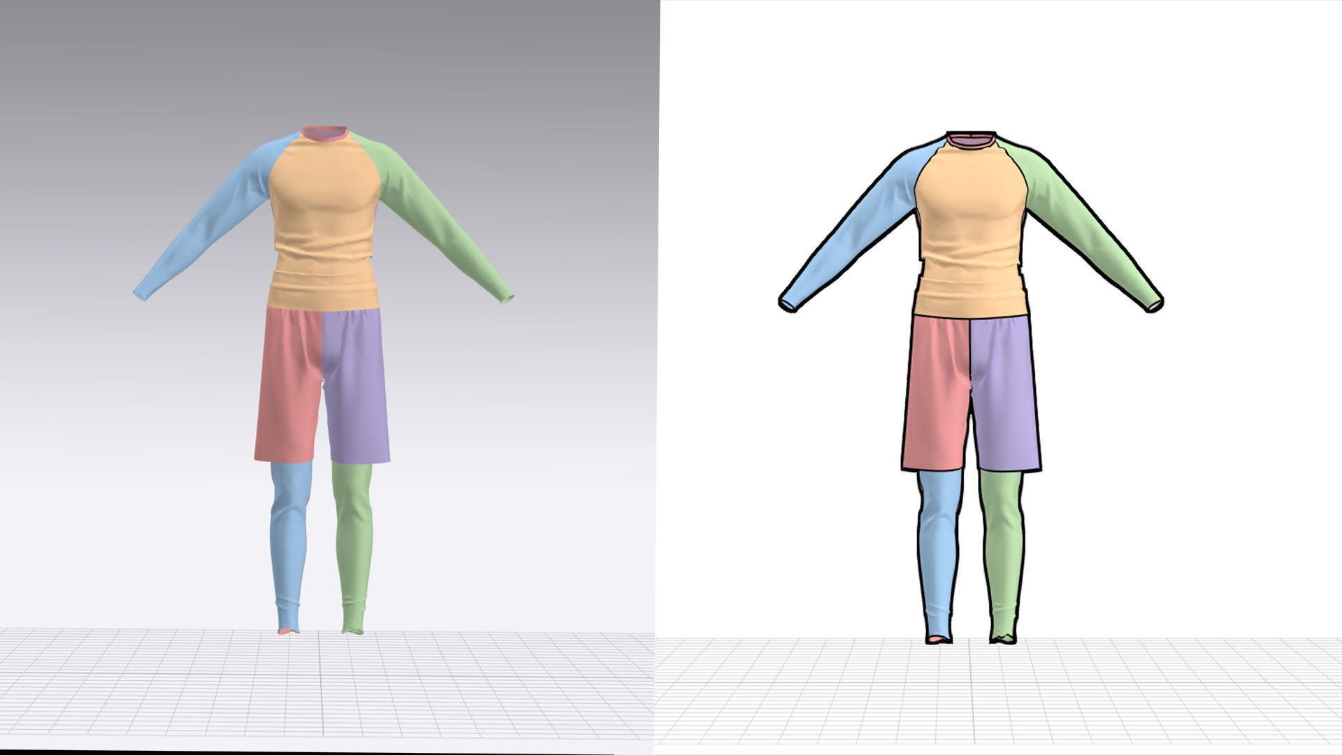 Gym outfit 3D model | CGTrader