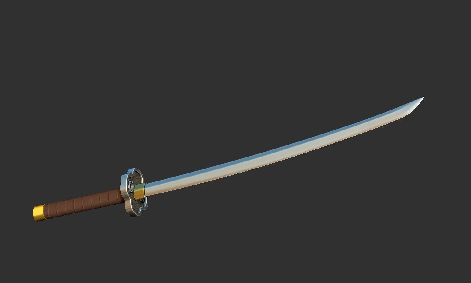 Chrono Trigger Sword COSPLAY Crono Katana 3D model 3D printable | CGTrader