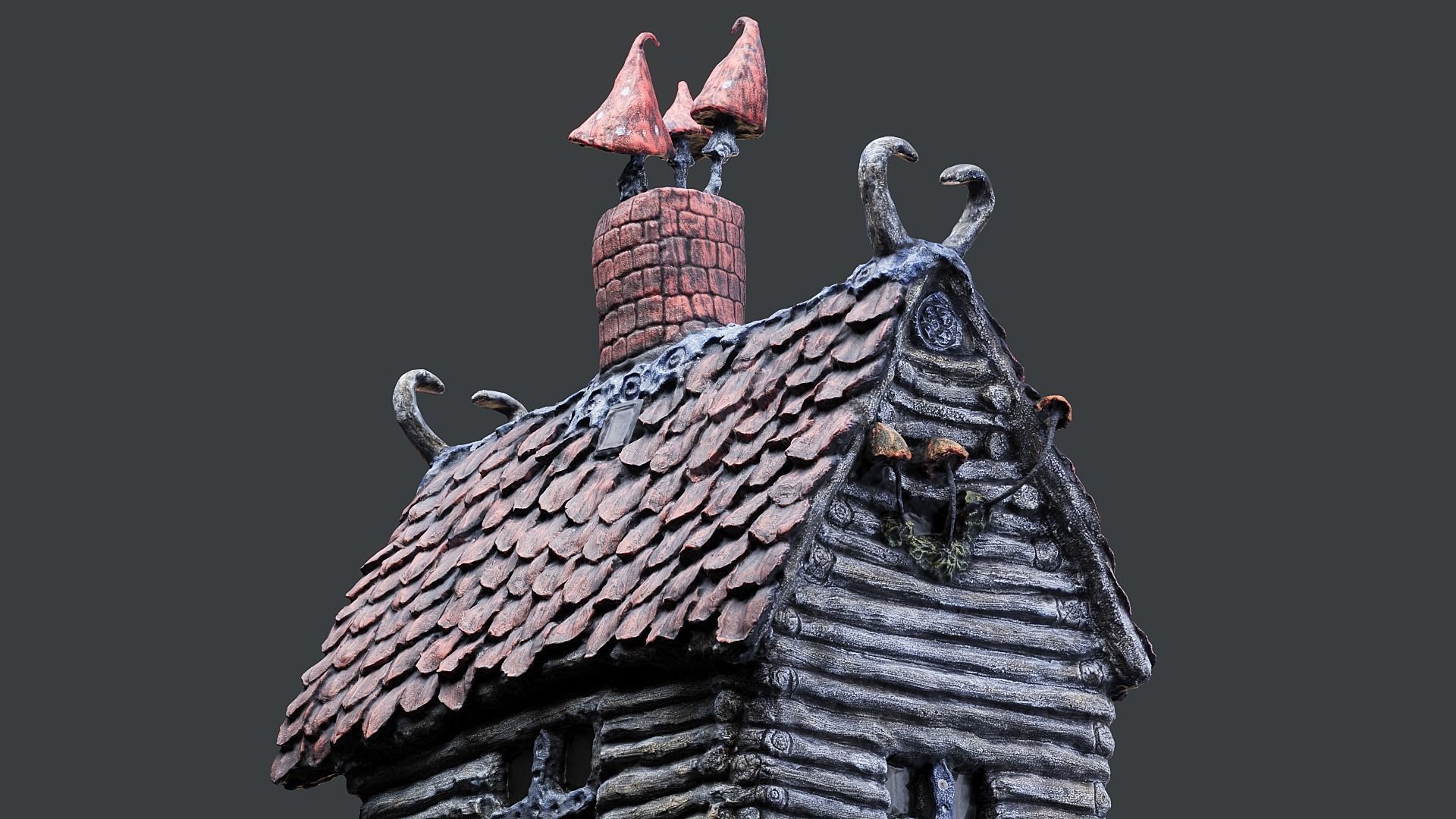 Garden Decor - Hut on Chicken Legs 3D model | CGTrader