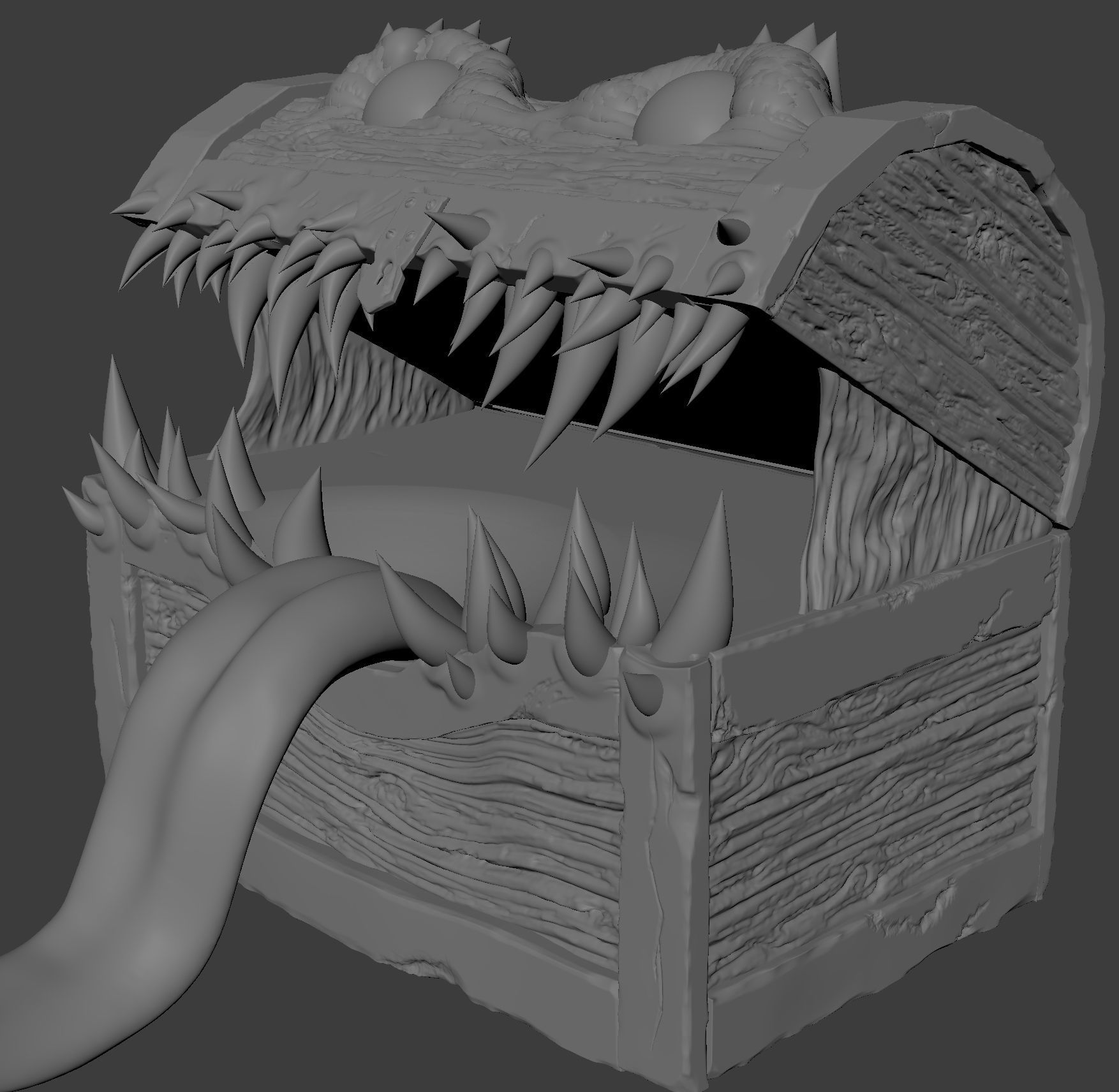 Mimic Miniature - 3D Downloadable Model for Tabletop Gaming 3D model 3D ...