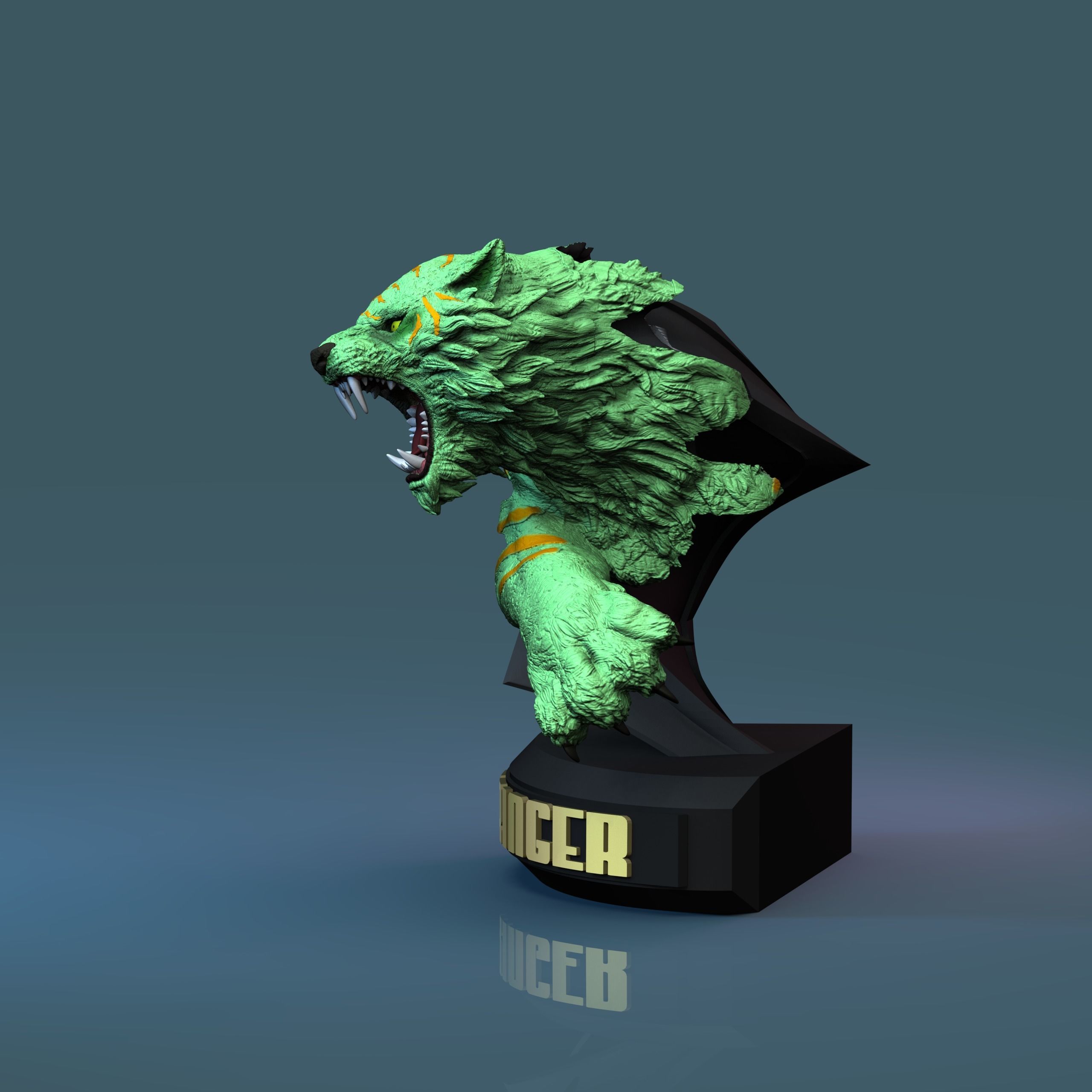 Cringer Battle catr from He-Man STL 3d printing collectibles 3D model ...