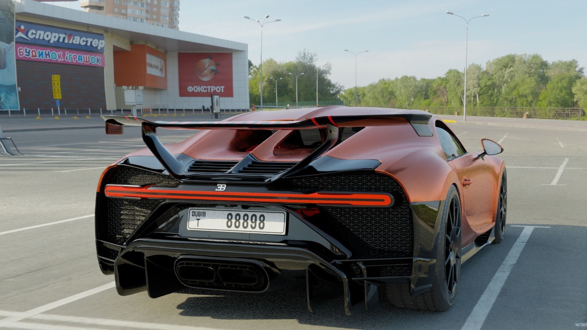 Andrew Tate Bugatti Chiron Pur Sport Rigged 3D model rigged | CGTrader