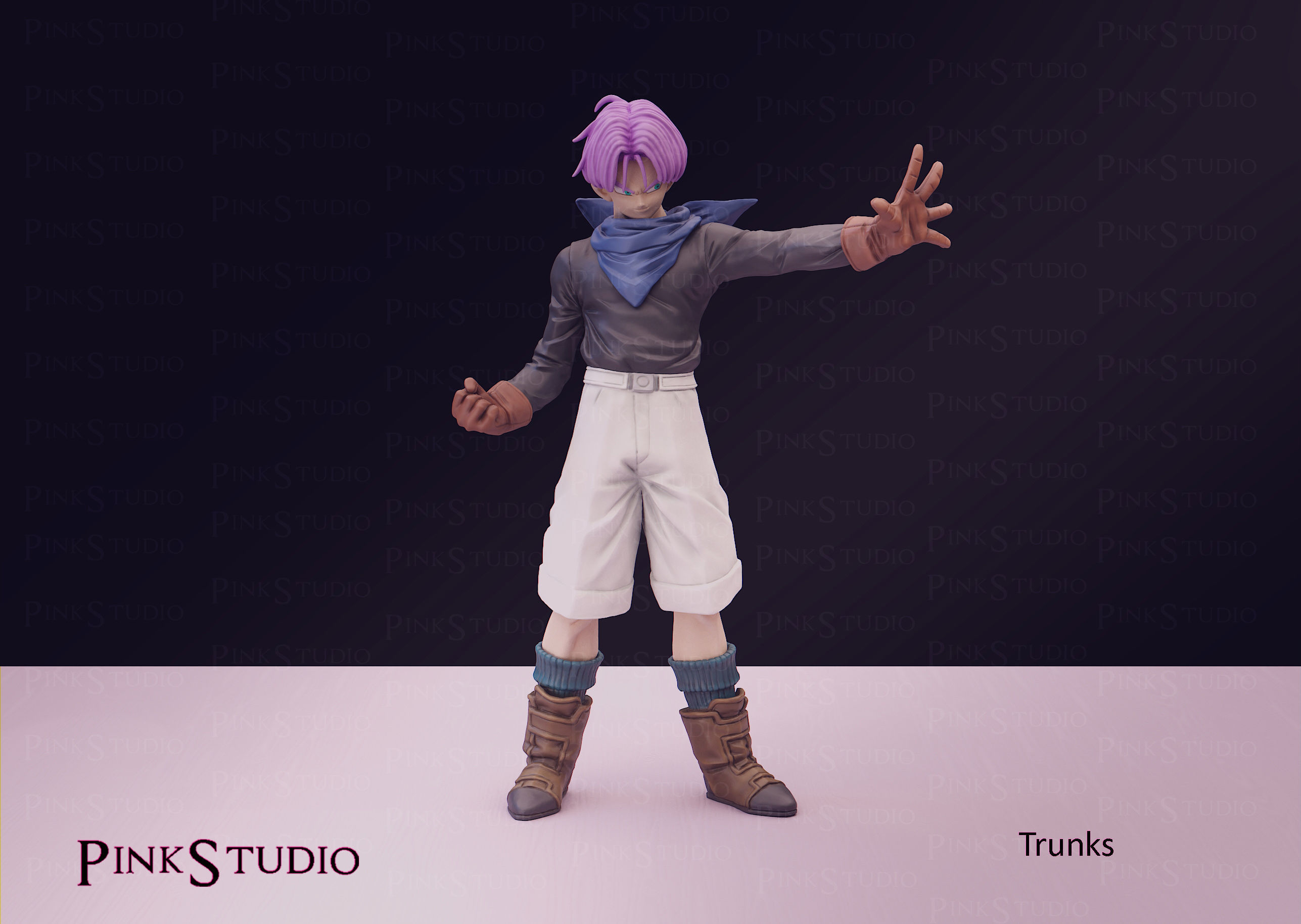 Dragon Ball GT - trunks 3D model 3D printable | CGTrader