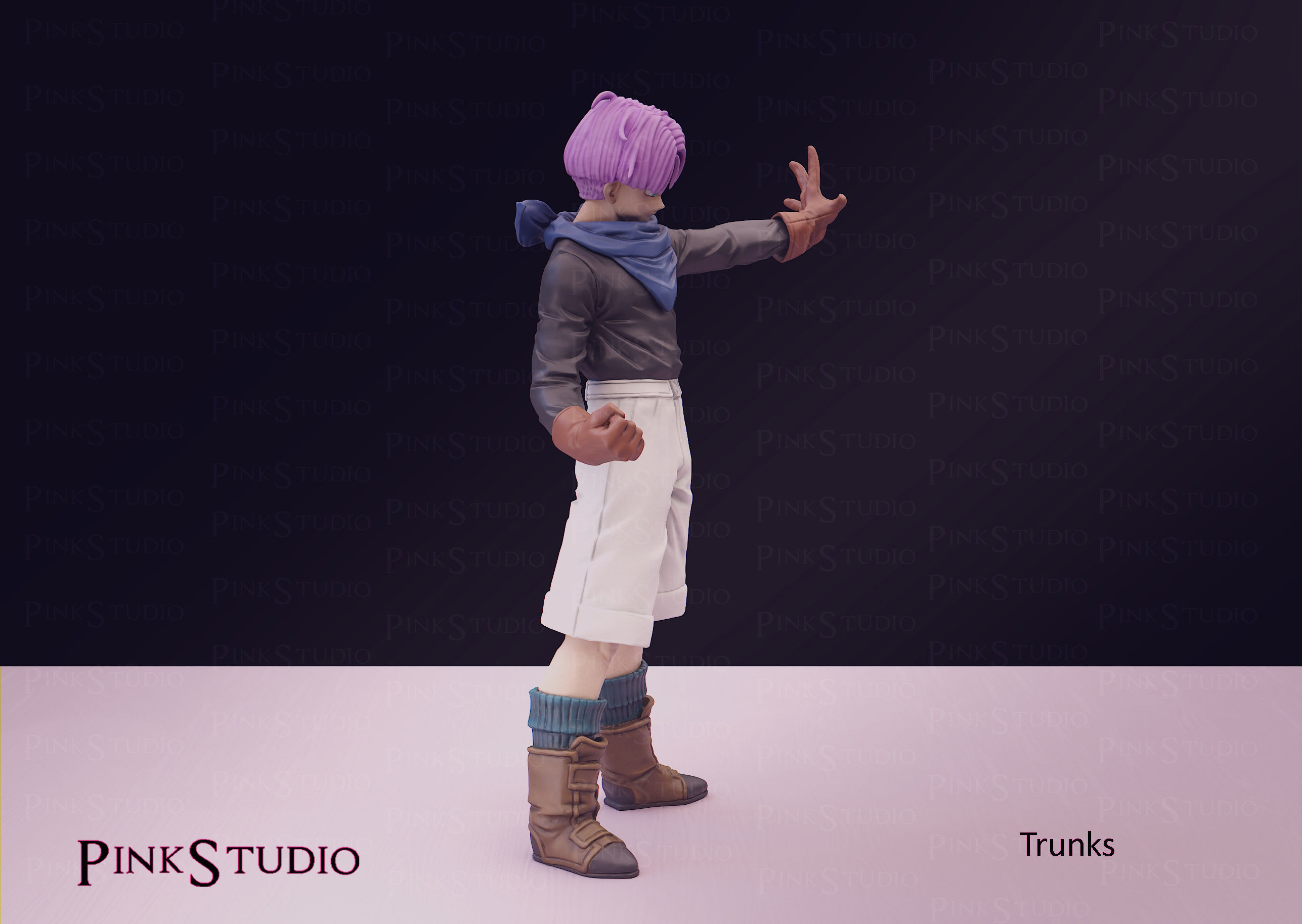 Dragon Ball GT - trunks 3D model 3D printable | CGTrader