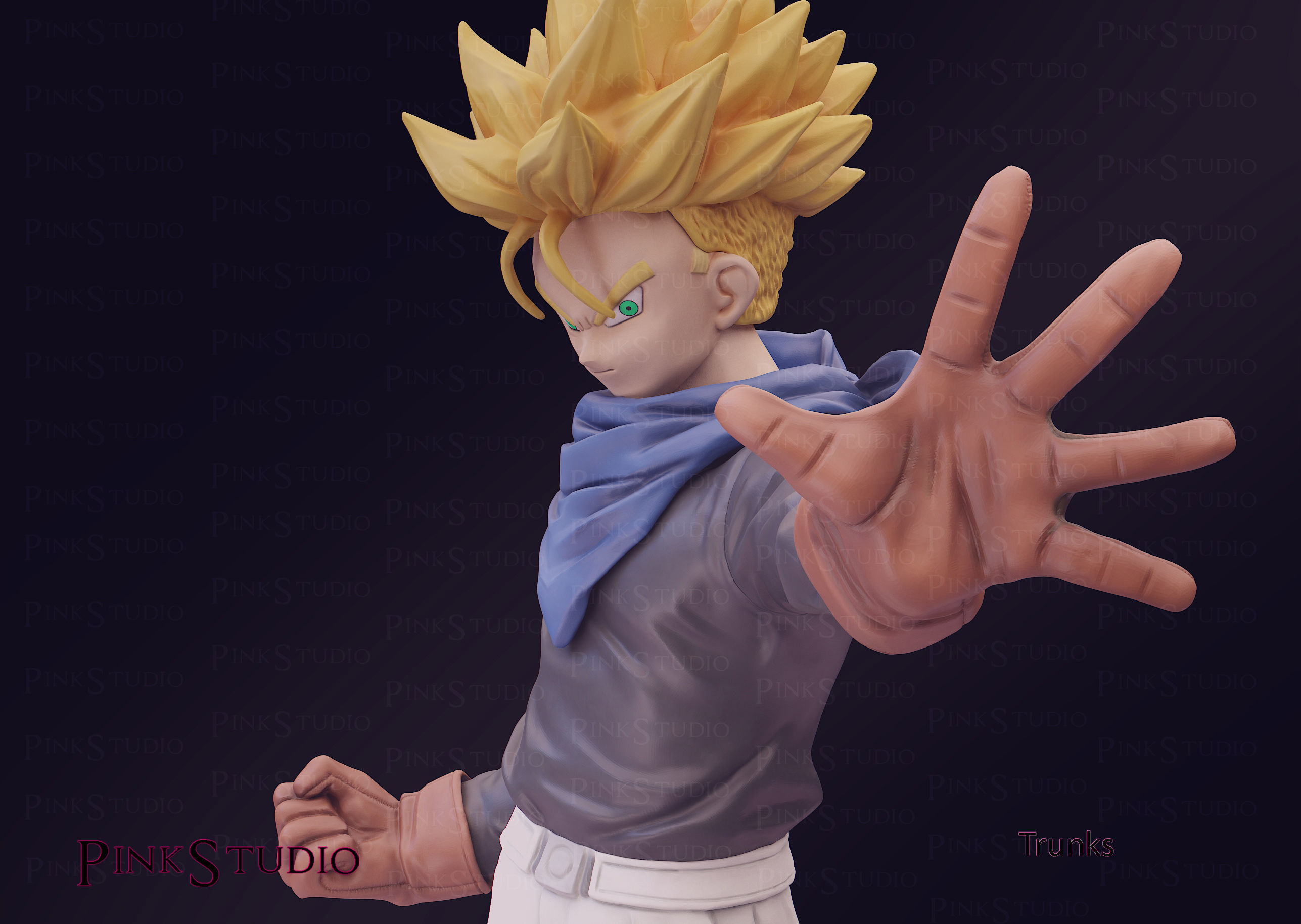 Dragon Ball GT - trunks 3D model 3D printable | CGTrader