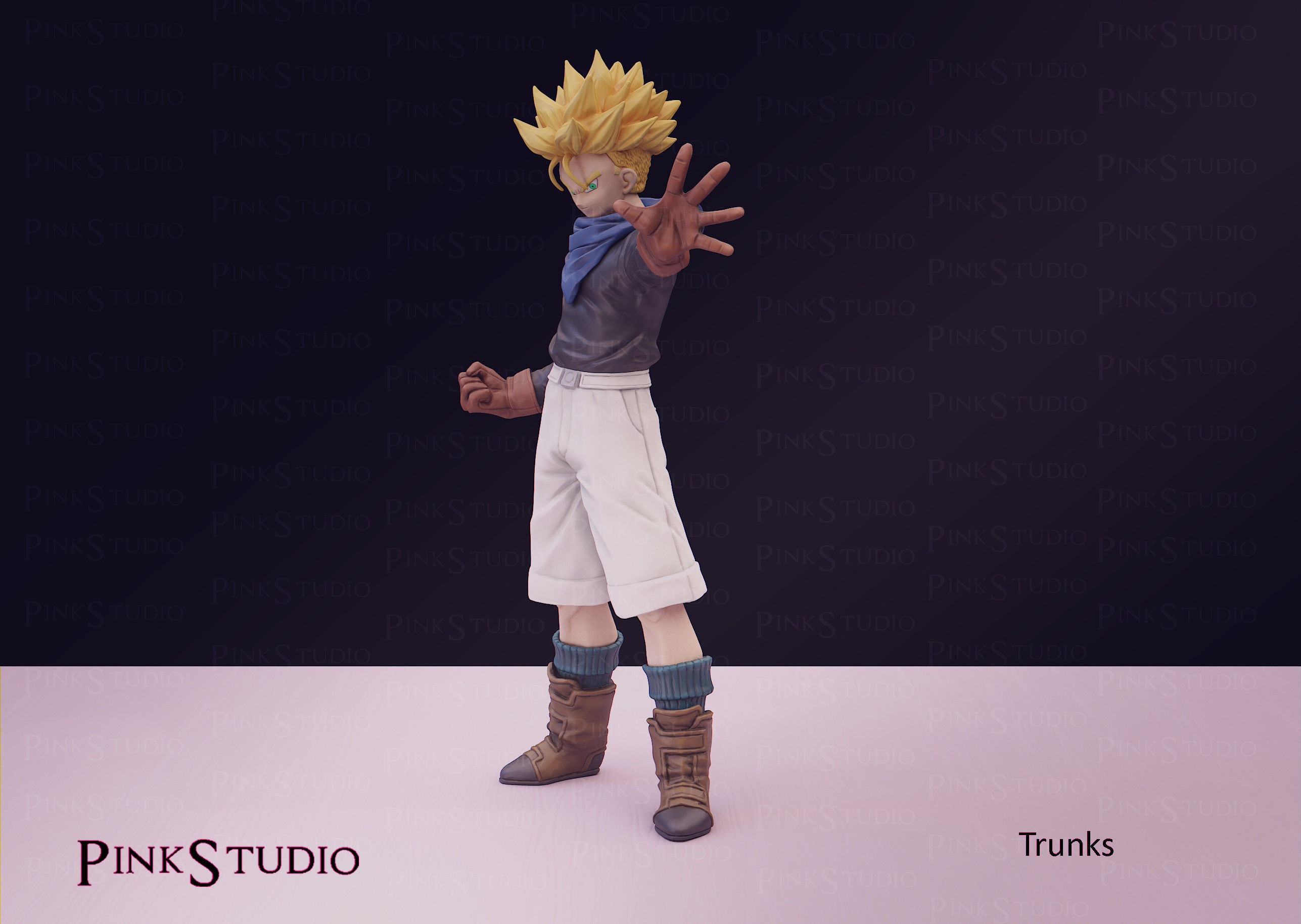 Dragon Ball GT - trunks 3D model 3D printable | CGTrader