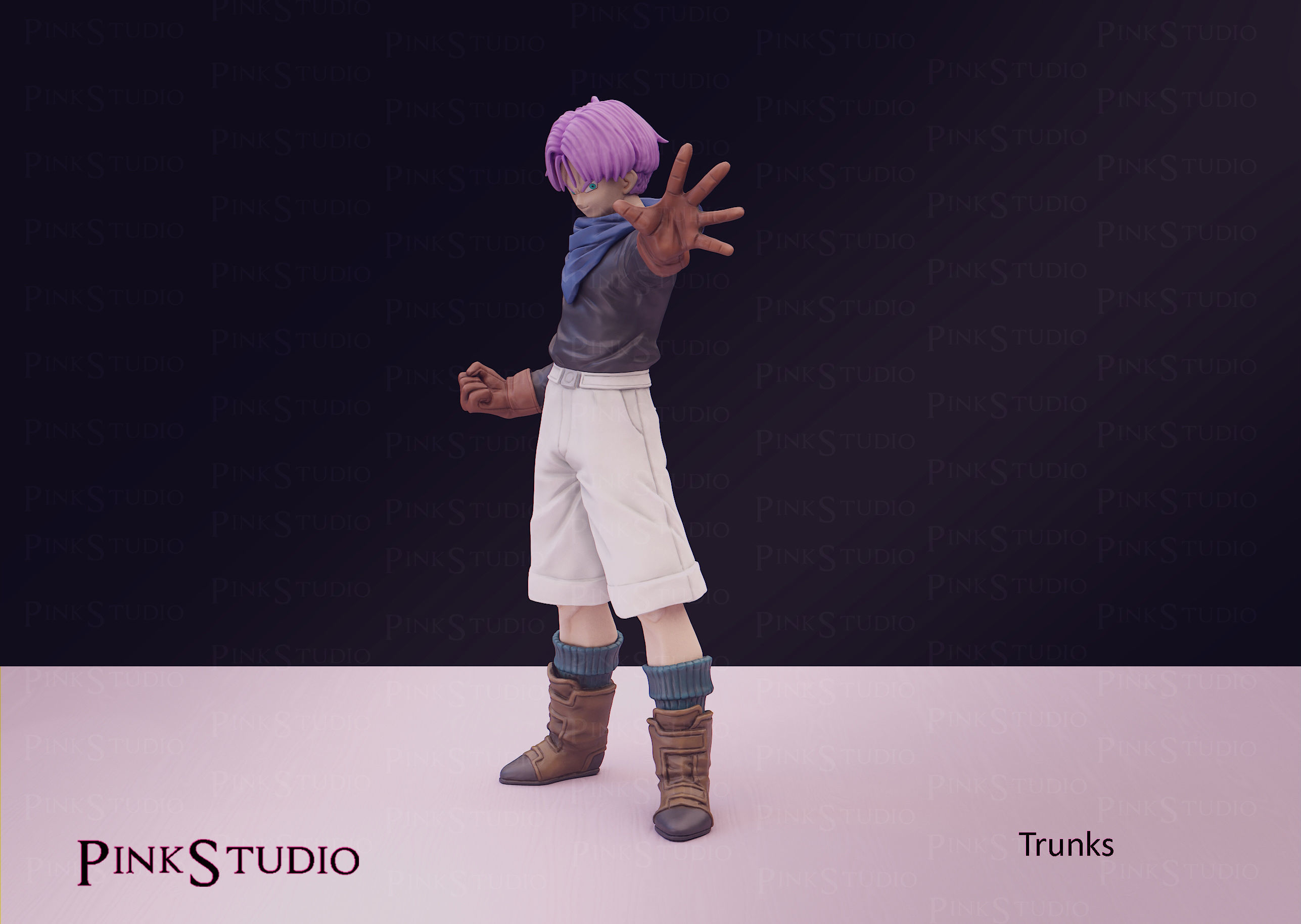 Dragon Ball GT - trunks 3D model 3D printable | CGTrader