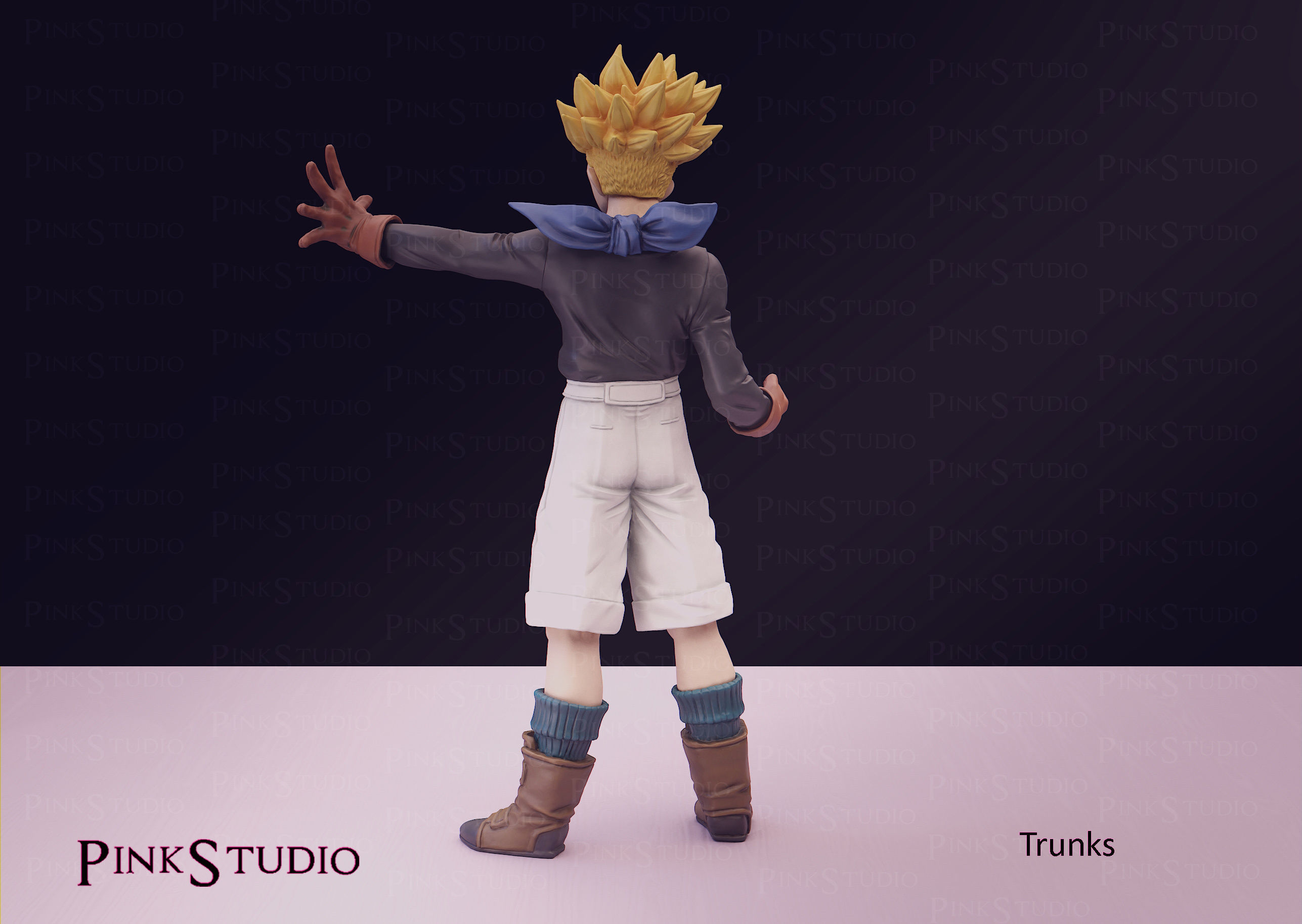 Dragon Ball GT - trunks 3D model 3D printable | CGTrader