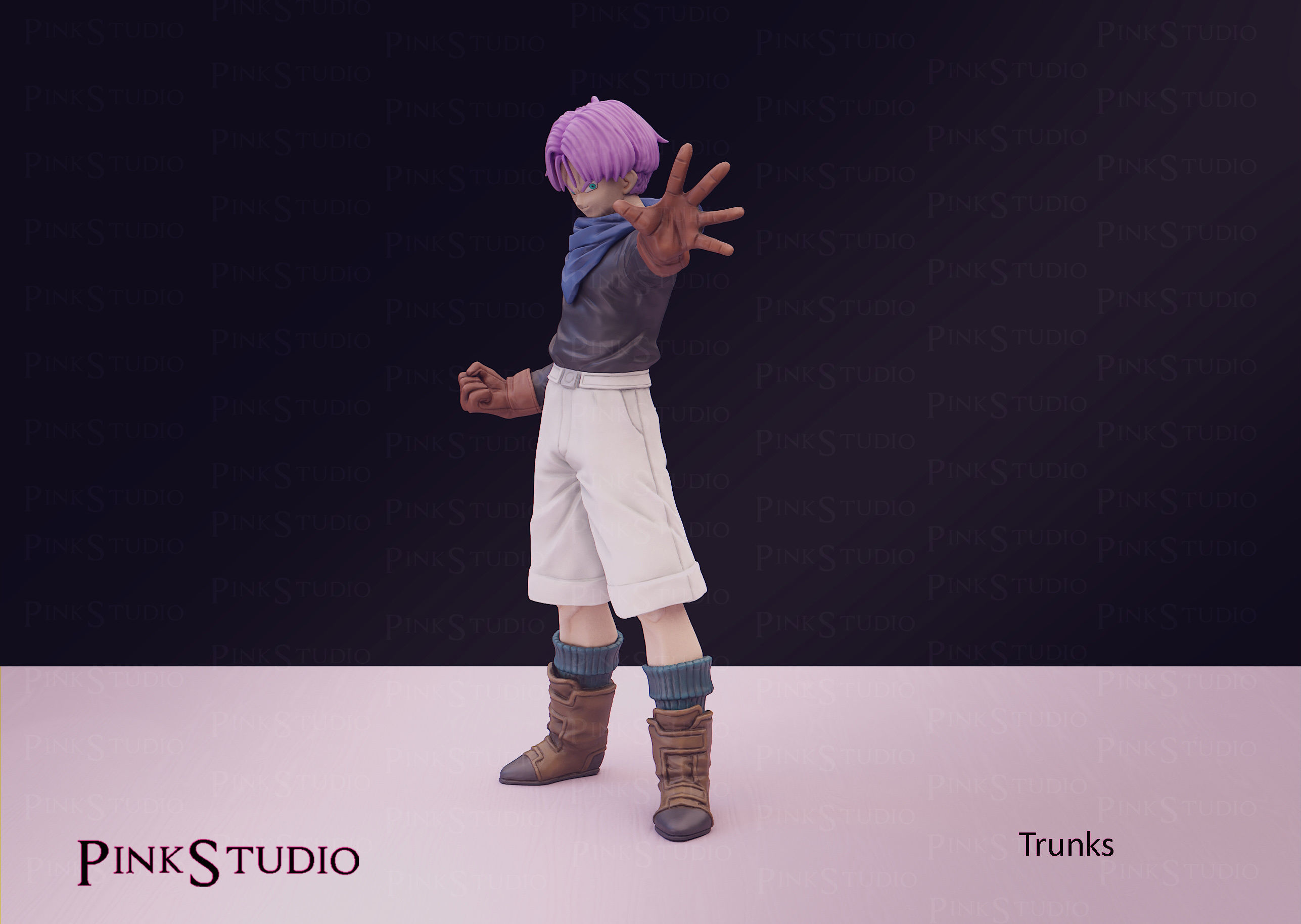 Dragon Ball GT - trunks 3D model 3D printable | CGTrader