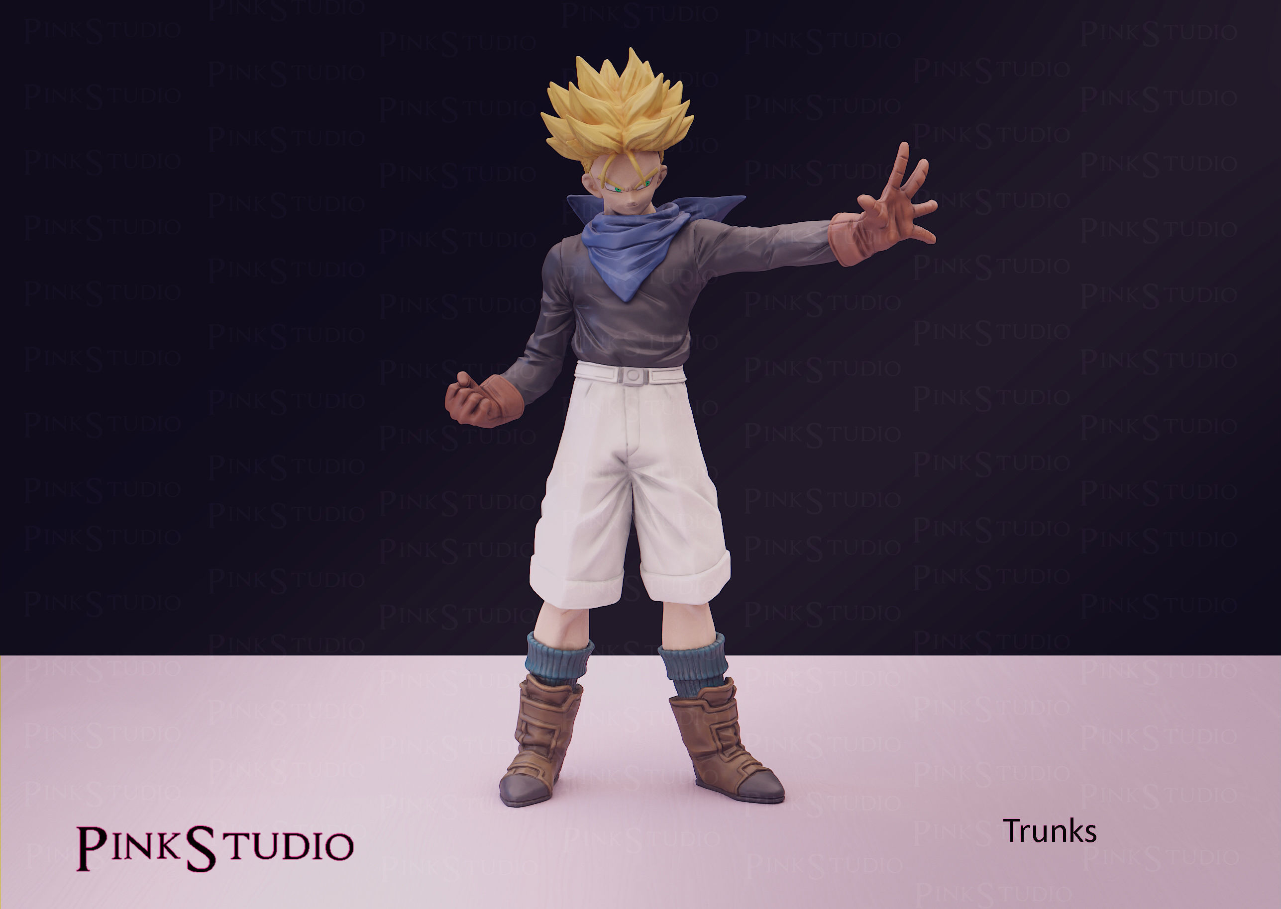 Dragon Ball GT - trunks 3D model 3D printable | CGTrader