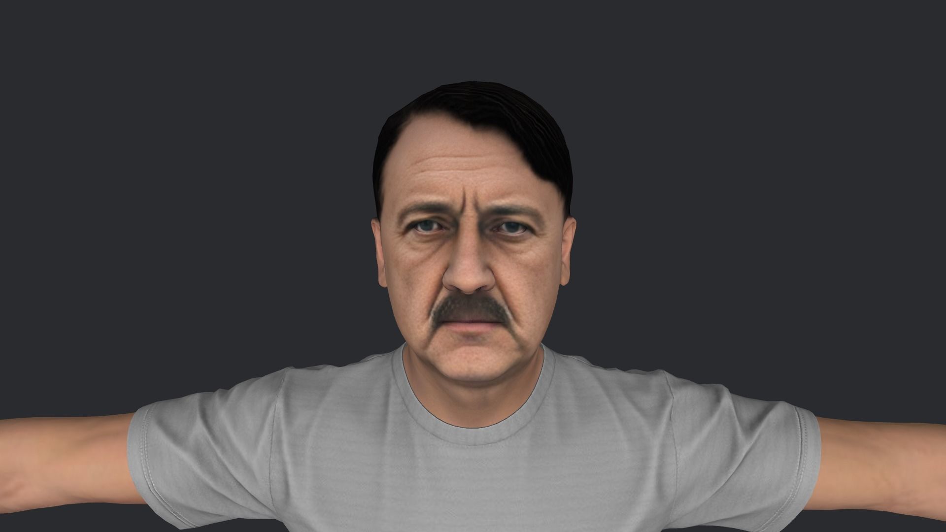 Adolf Hitler Hyper Realistic Full Body Fully Rigged 3D Character 3D ...