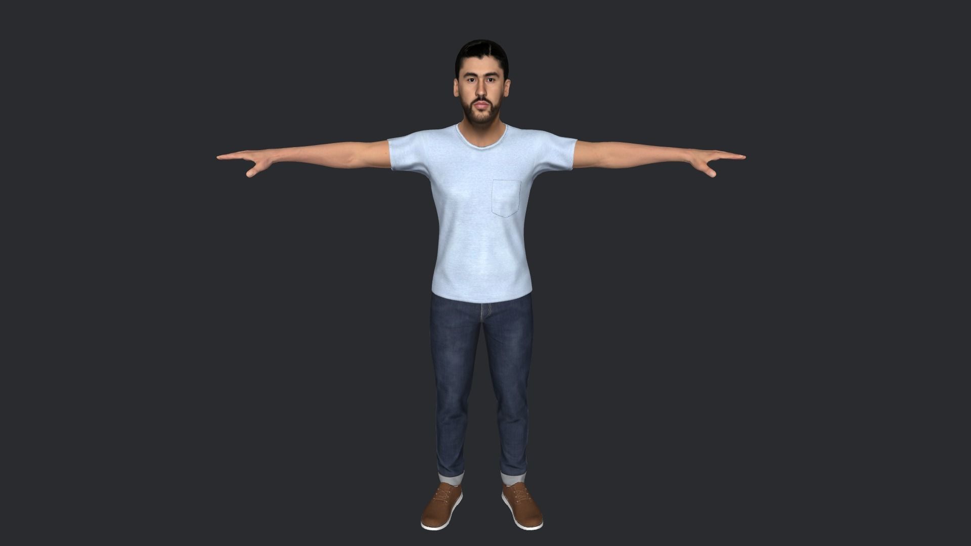 Bad Bunny Hyper Realistic Full Body Fully Rigged 3D Character 3D model ...