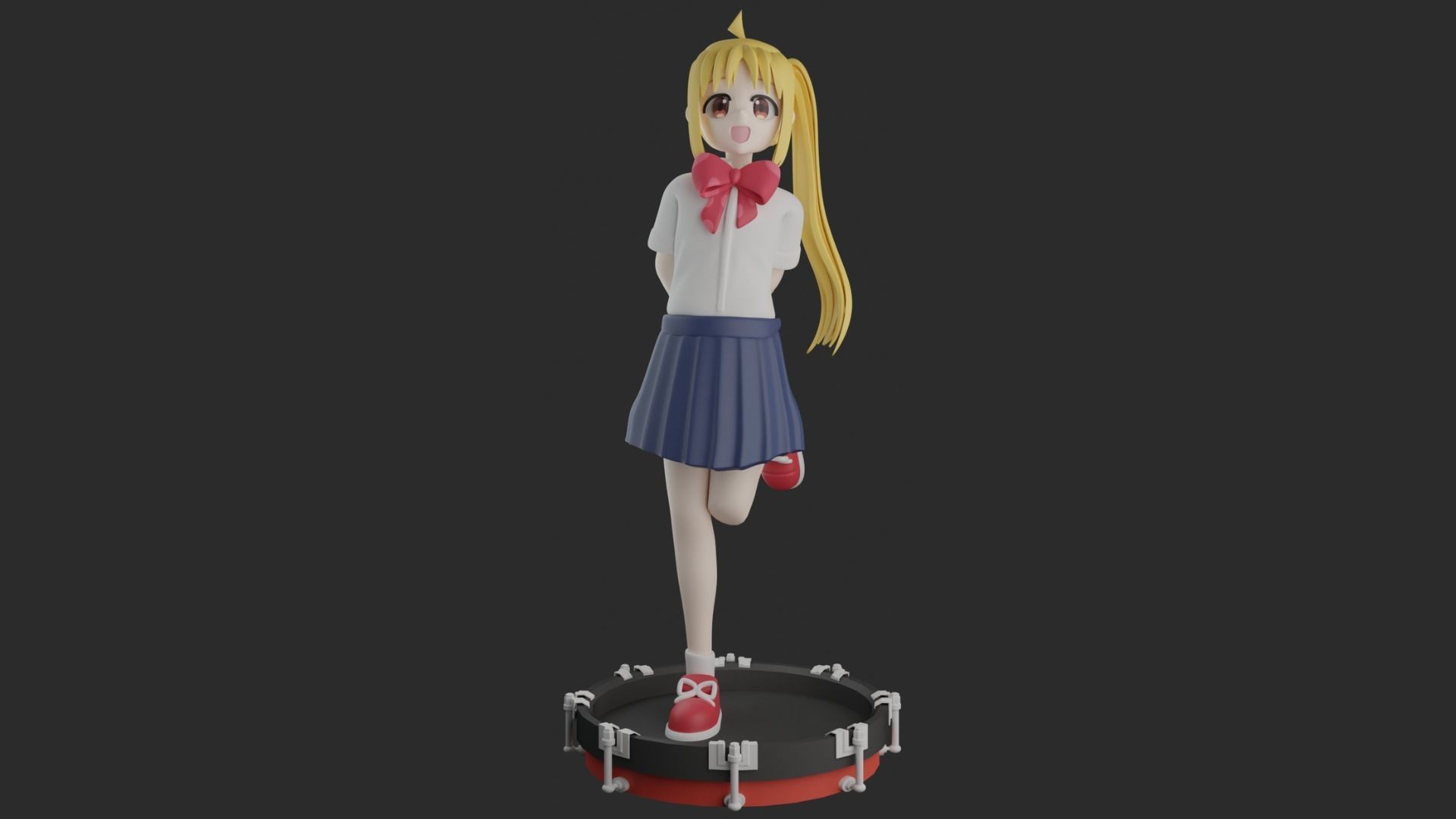 Nijika Ijichi - Bocchi The Rock 3D model 3D printable | CGTrader