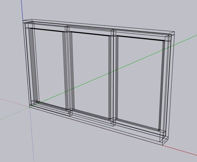 3D model SketchUp dynamic window VR / AR / low-poly | CGTrader